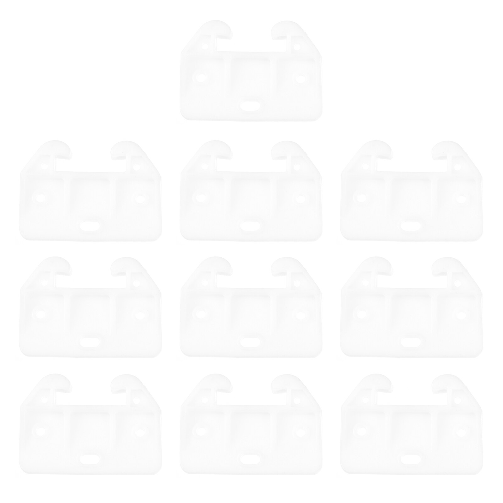 OUNONA 60 Pcs Plastic Drawer Guides Drawer Track Guides Replacement ...