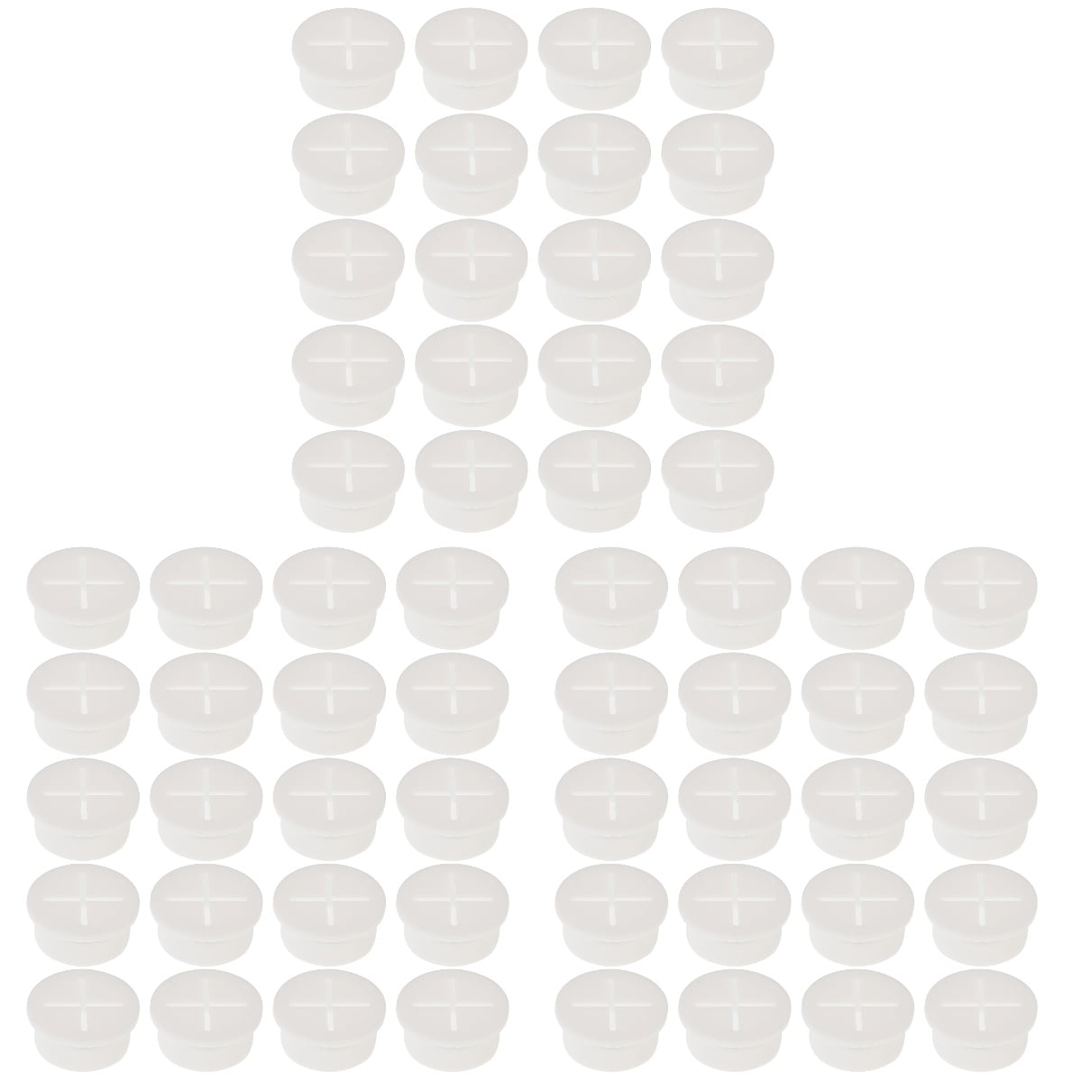 OUNONA 60 pcs Cable Management Cable Wire Organizer Rubber Grommet ...