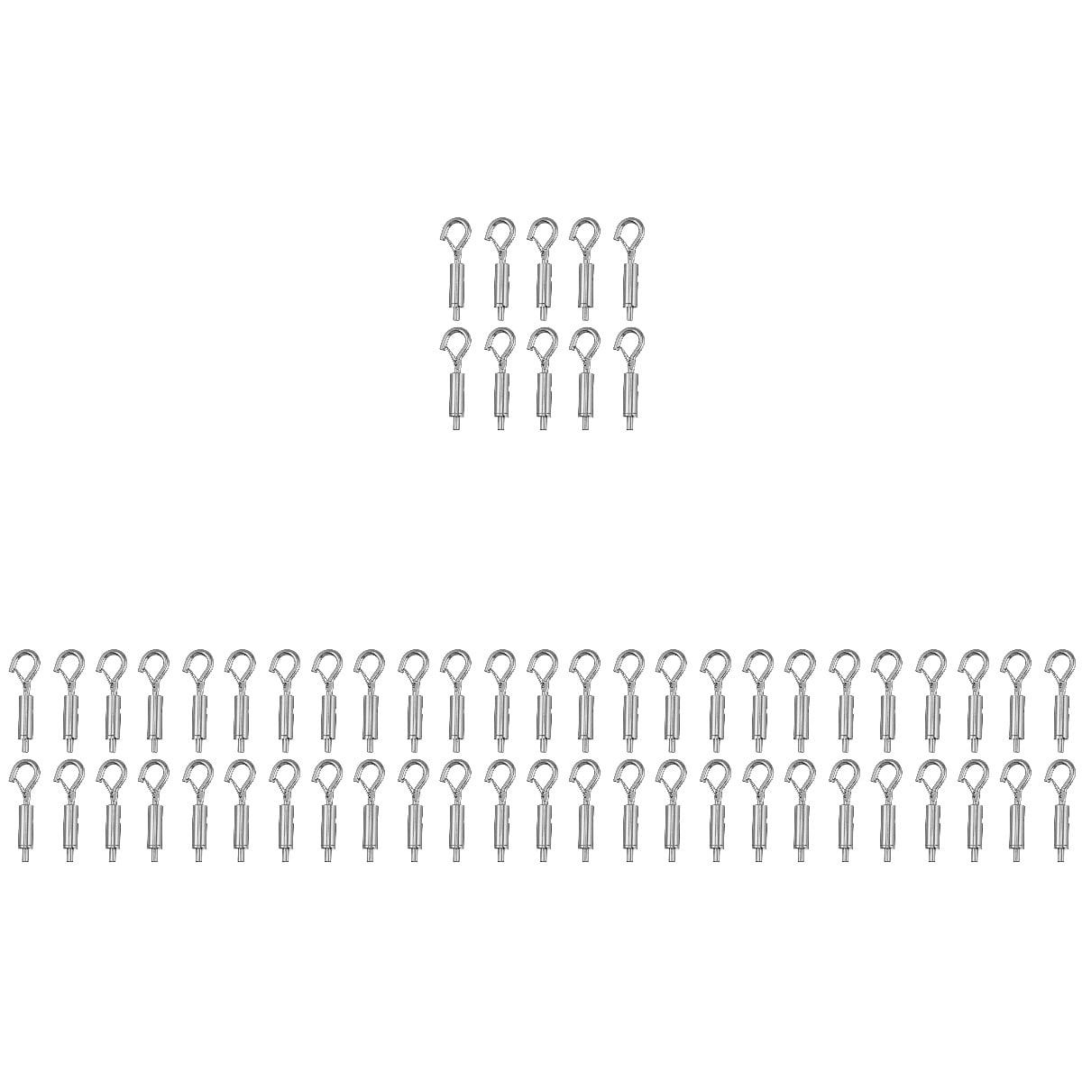OUNONA 60 pcs Durable Cable Guide Hooks Eye Turnbuckle Tension ...