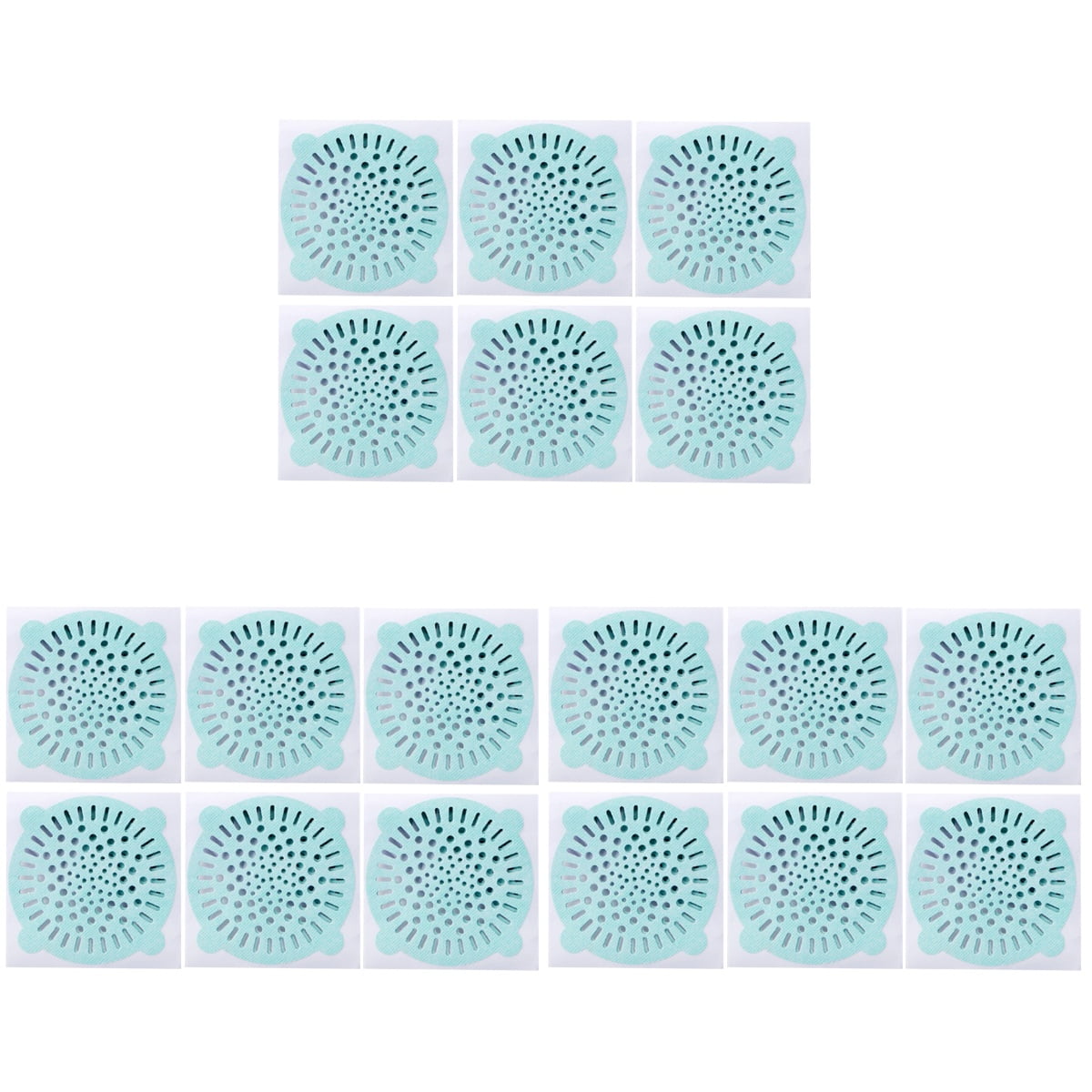 OUNONA 60 pcs Filter Screens Disposable Drain Sticker Hair Filter Floor ...