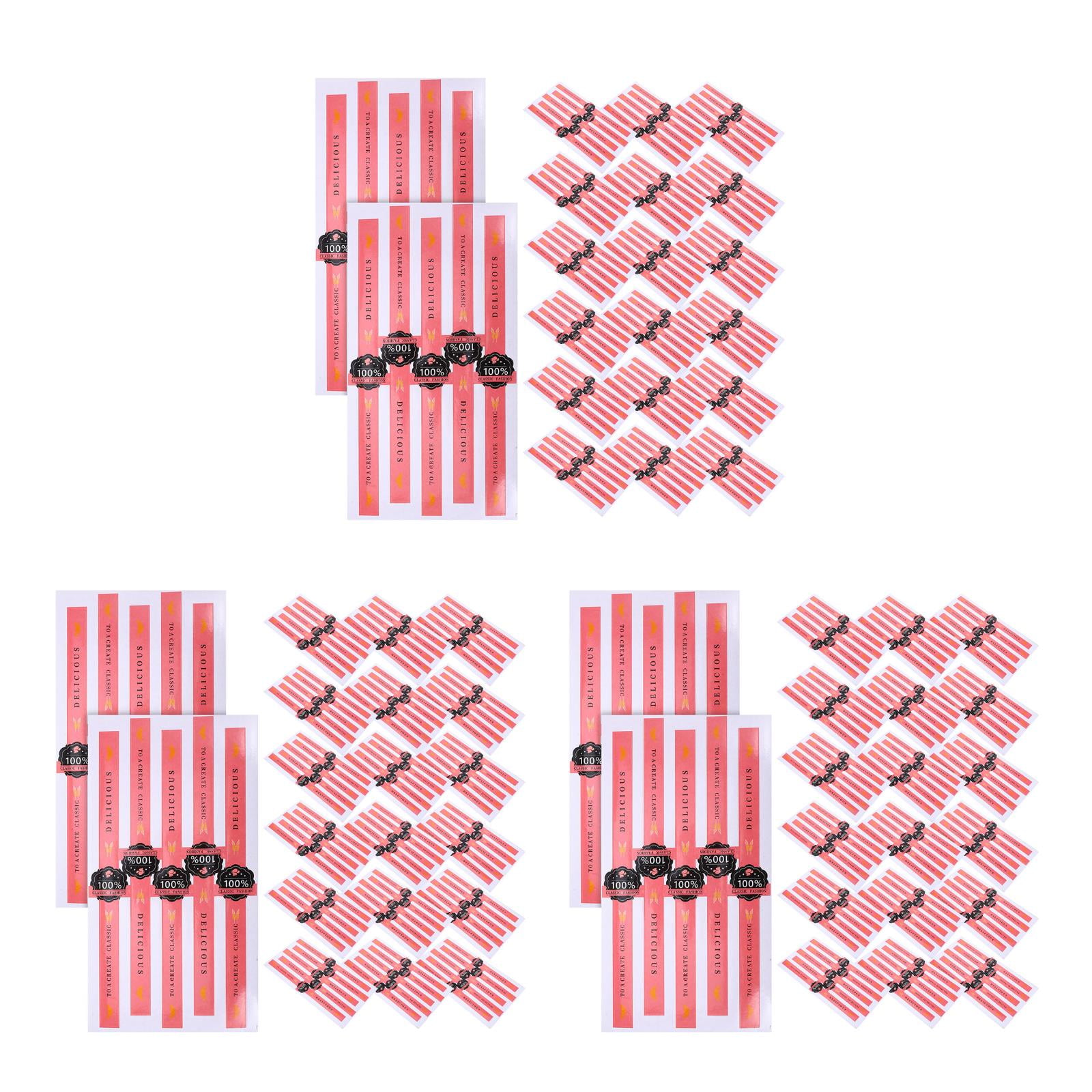 OUNONA 600 pcs Box Sealing Sticker Self Sealing Labels Tamper Seal ...