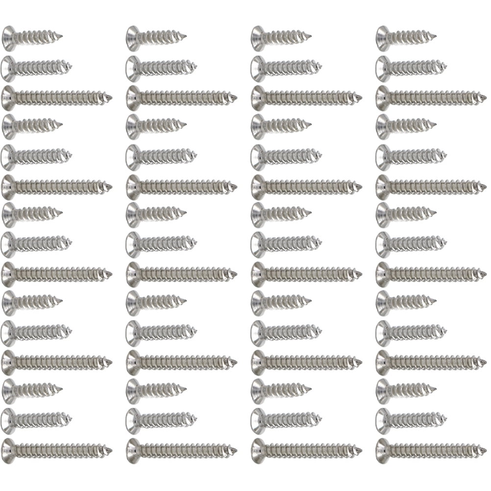 OUNONA 600 pcs Stainless Steel Screw Flat Head Assorted Screws Cross ...