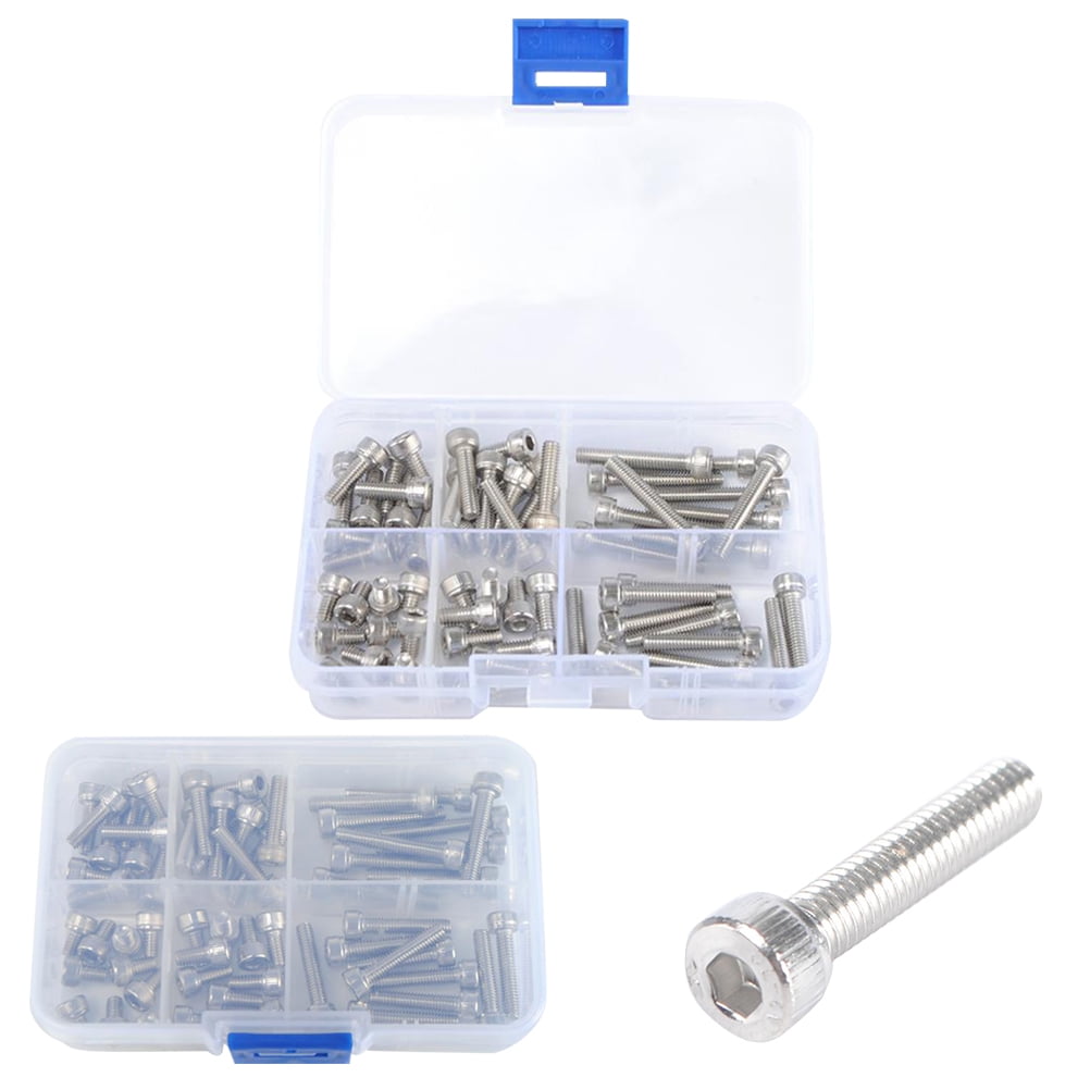 OUNONA 60PCS Stainless Steel Screws and Nuts M8 M20 M25 Socket Head ...