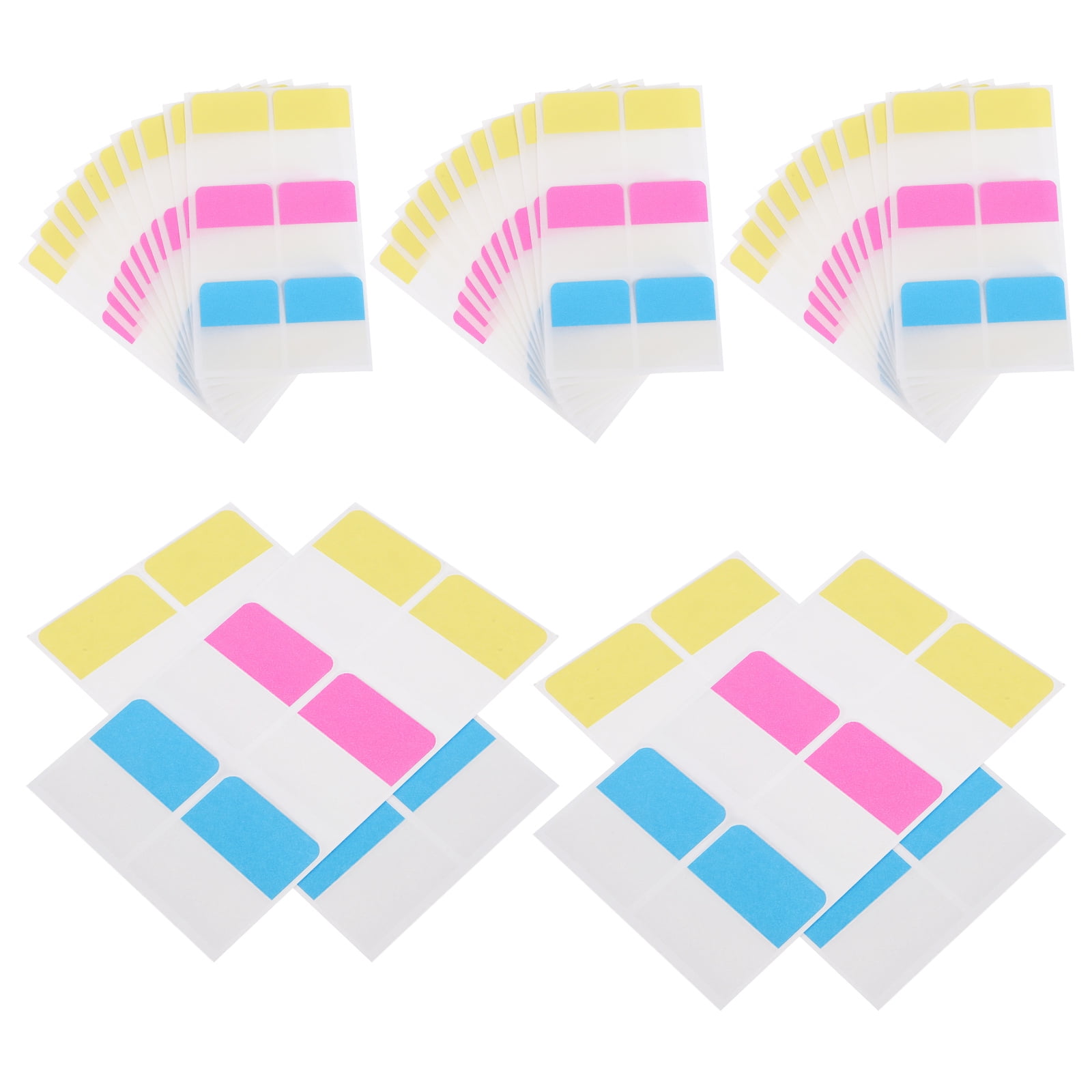 OUNONA 60Pcs Sticky Page Markers Assorted Colors Writable Tabs for ...
