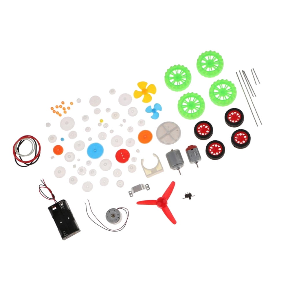 OUNONA 69pcs Plastic Gear Package Parts Motor Spindle Wheel Gear ...