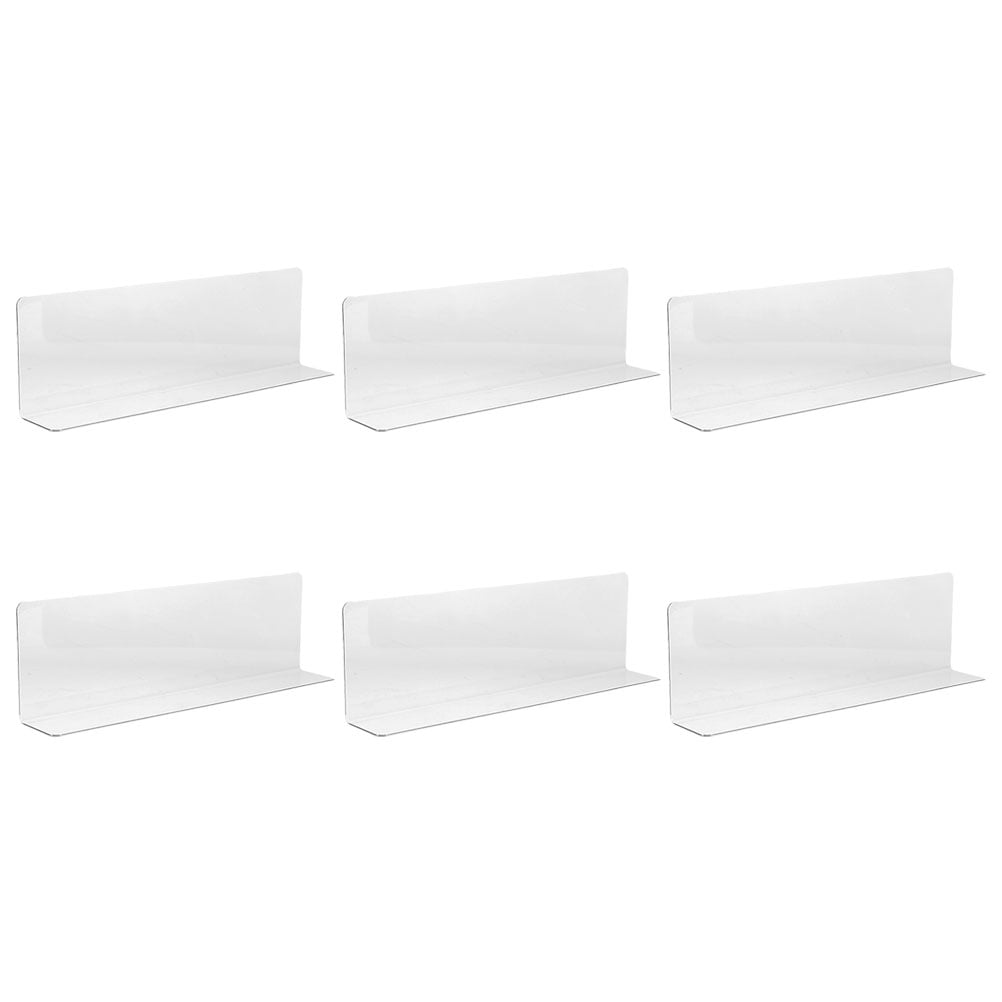 OUNONA 6PCS Non-magnetic Shelf Dividers L Shaped Commodity Dividers ...
