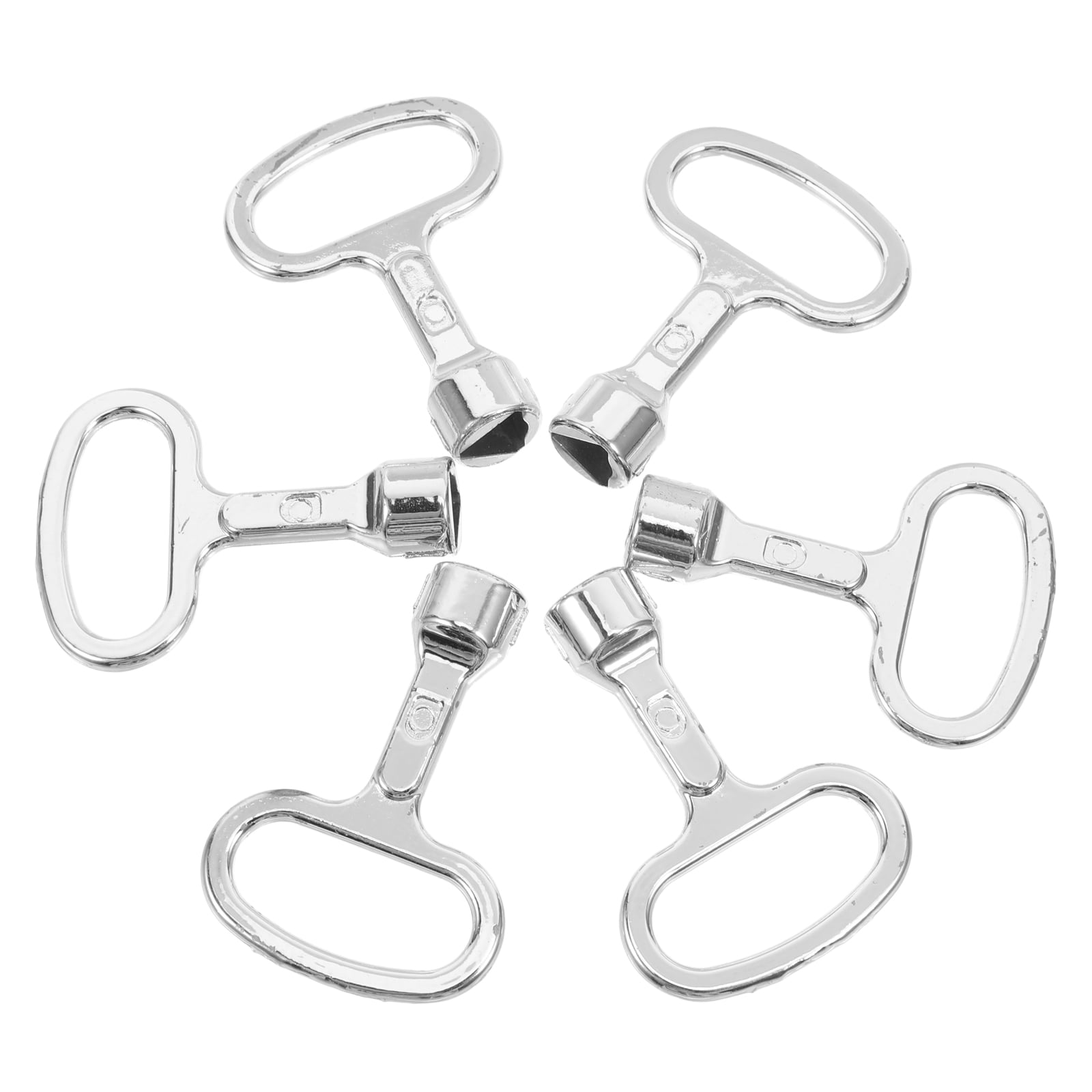 OUNONA 6PCS Triangle Spanner Key Metal Triangular Lock Keys Socket ...