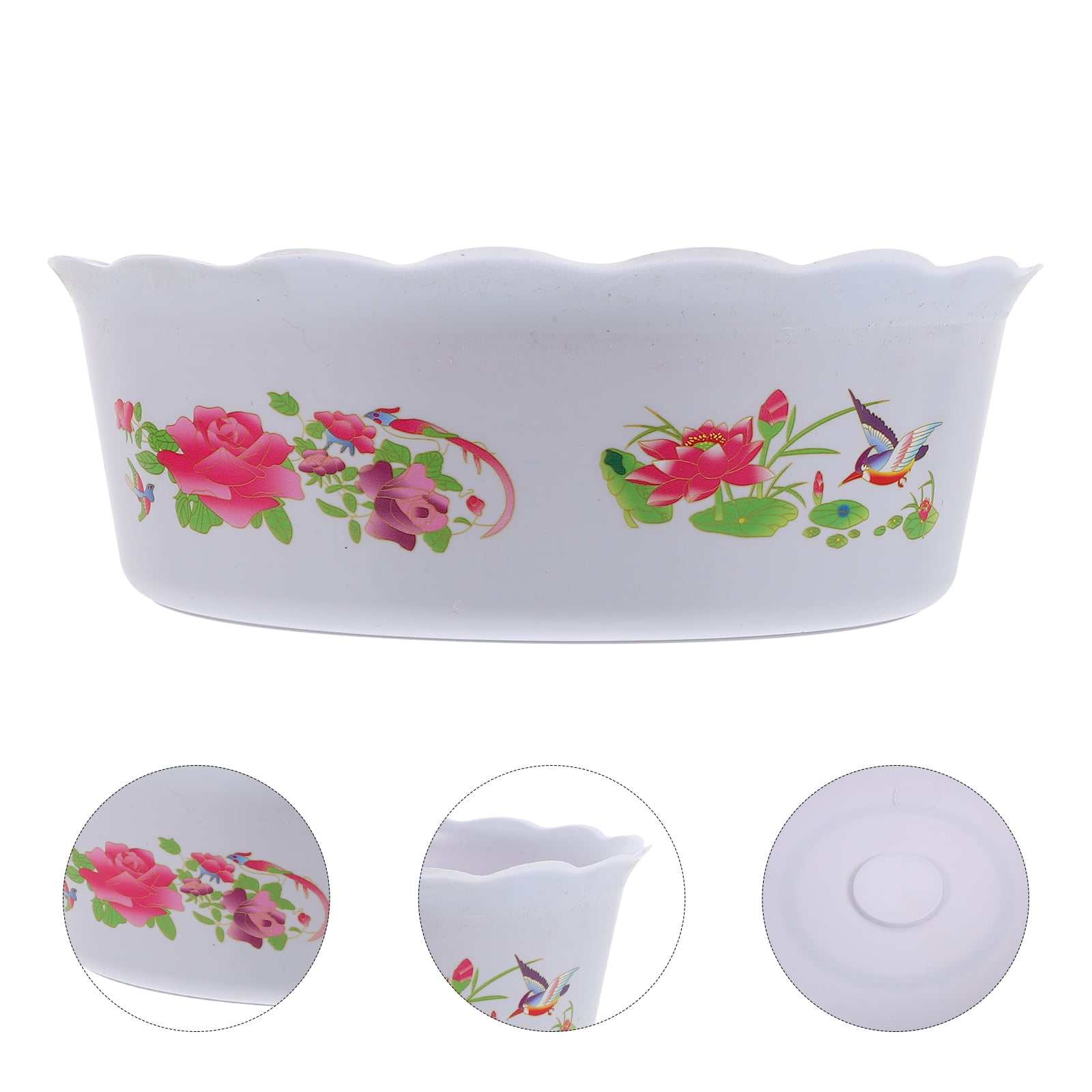 OUNONA 6Pcs Water Lily Pots Small Fish Bowls Plastic Reusable Planting ...