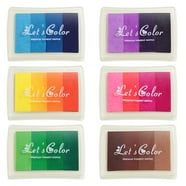 Colorations Classic Colors Jumbo Washable Stamp Pads - Set of 6 ...