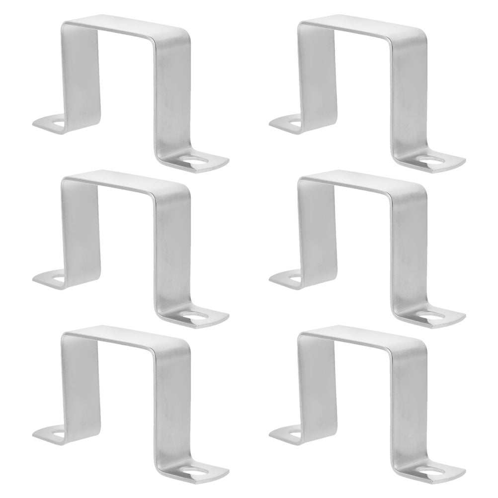 OUNONA 6Pcs Pipe Support U Clamp Pipe Hanger U Bracket Tube Clamp ...