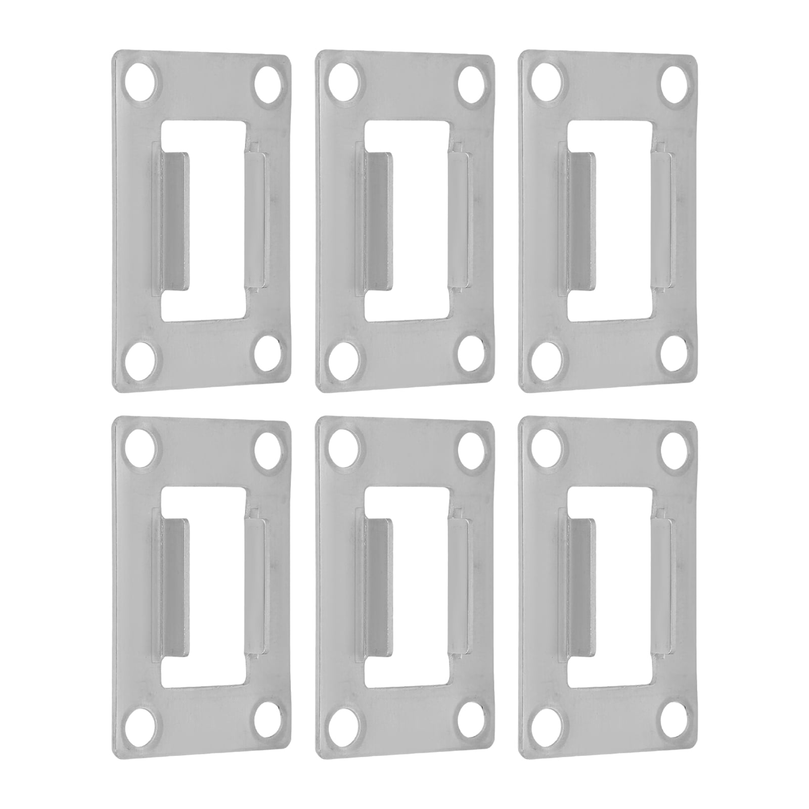 OUNONA 6Pcs Stainless Steel Strike Plate Door Strike Plate Door Latch ...