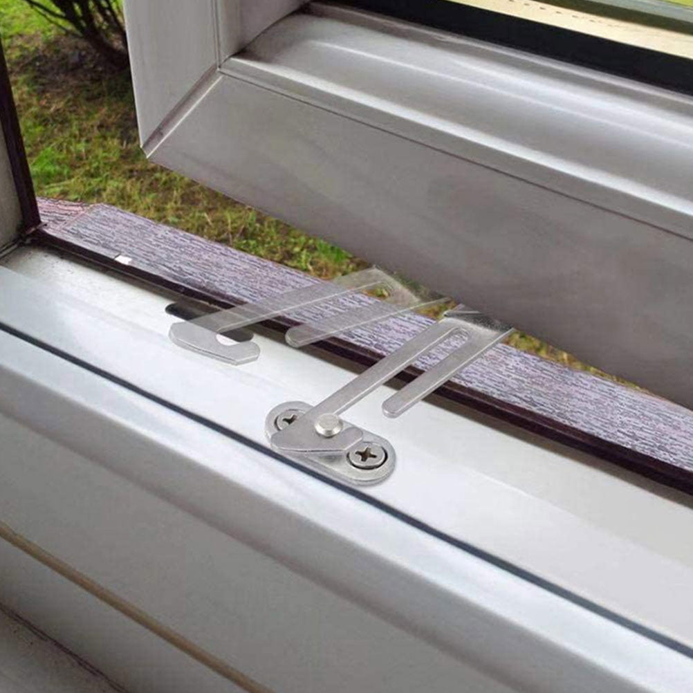 OUNONA 6Pcs Stainless Steel Window Limiter for Sliding Casement Safety ...