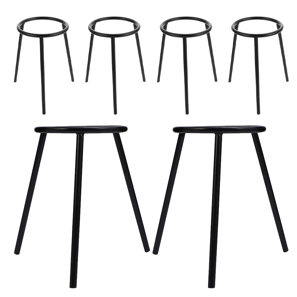OUNONA 6pcs Alcohol Lamp Stands Laboratory Tripod Stand Burner Tripod ...