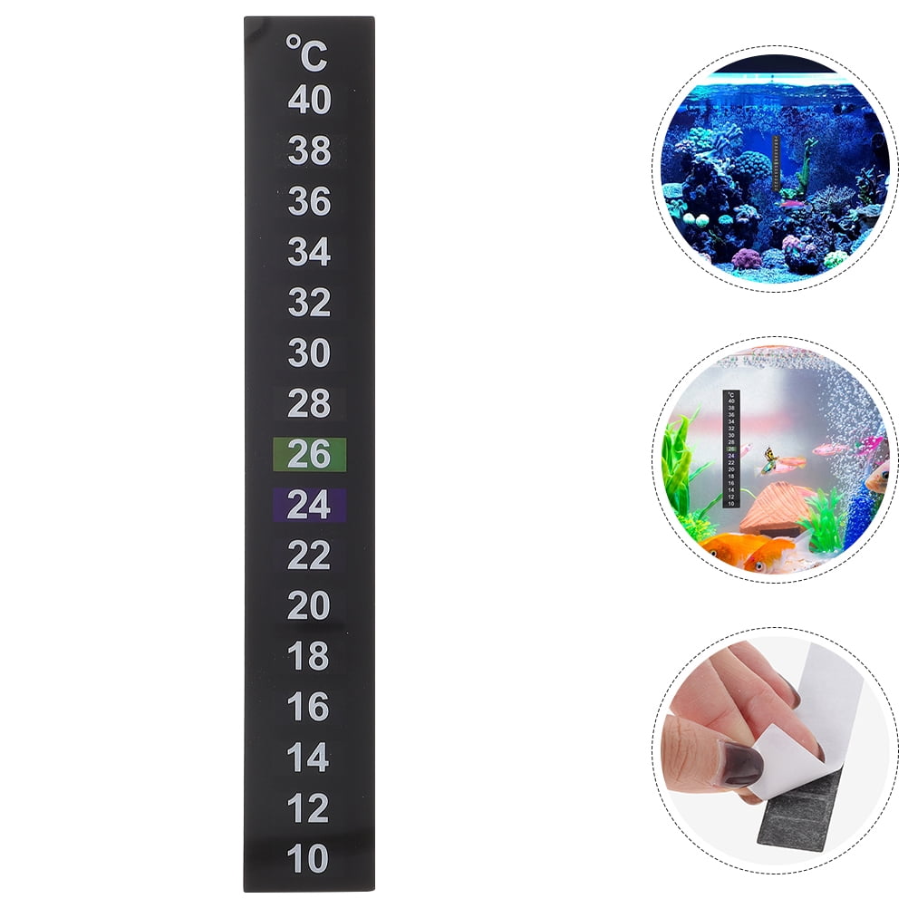 OUNONA 6pcs Black Temperature Stickers For Aquariums Color Changing ...