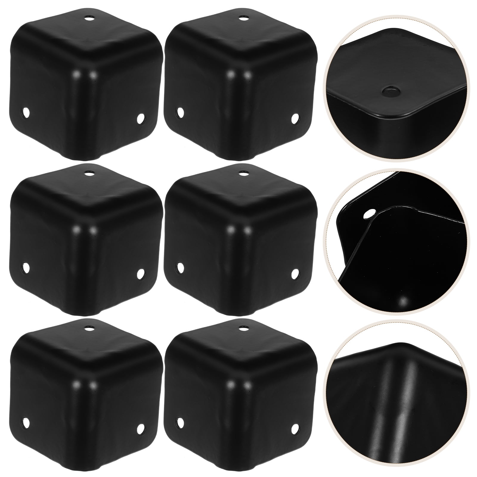 OUNONA 6pcs Box Corner Protector Angle Corner Protector Speaker Corners ...