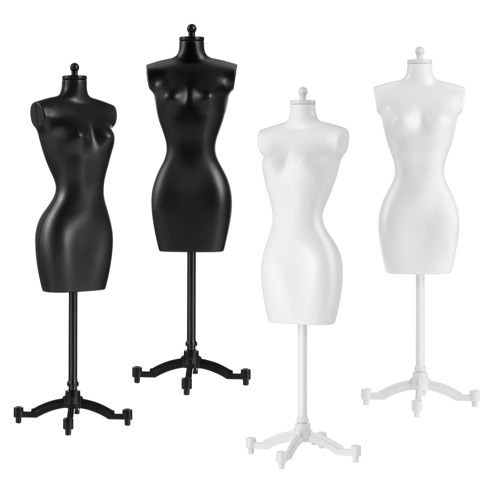 OUNONA 6pcs Doll Dress Clothes Form Gown Display Mini Mannequin Model ...