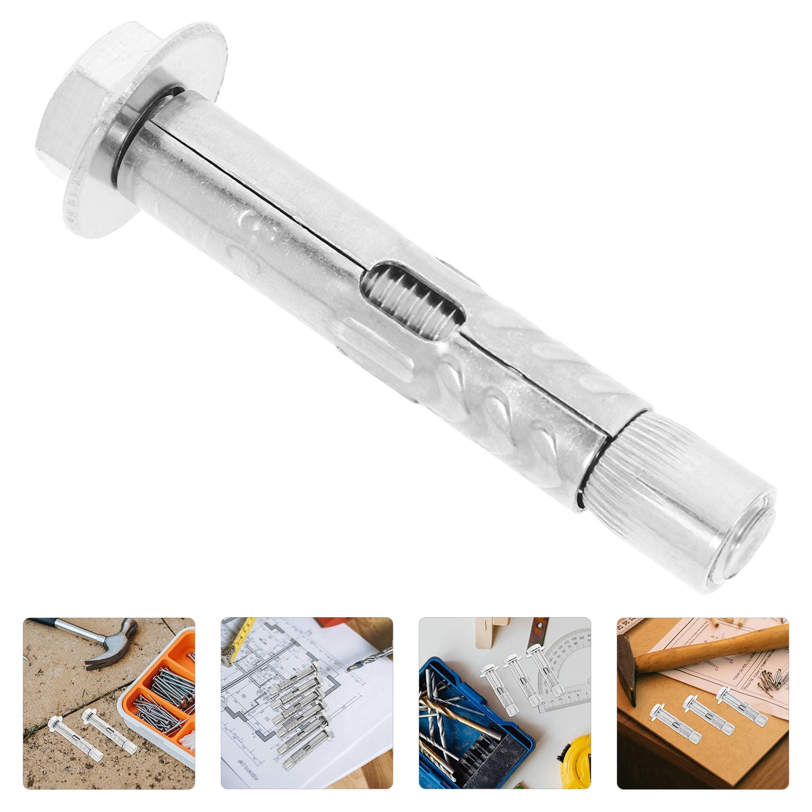 OUNONA 6pcs Expansion Screw Bolts External Nuts Expansion Screw Anchor ...