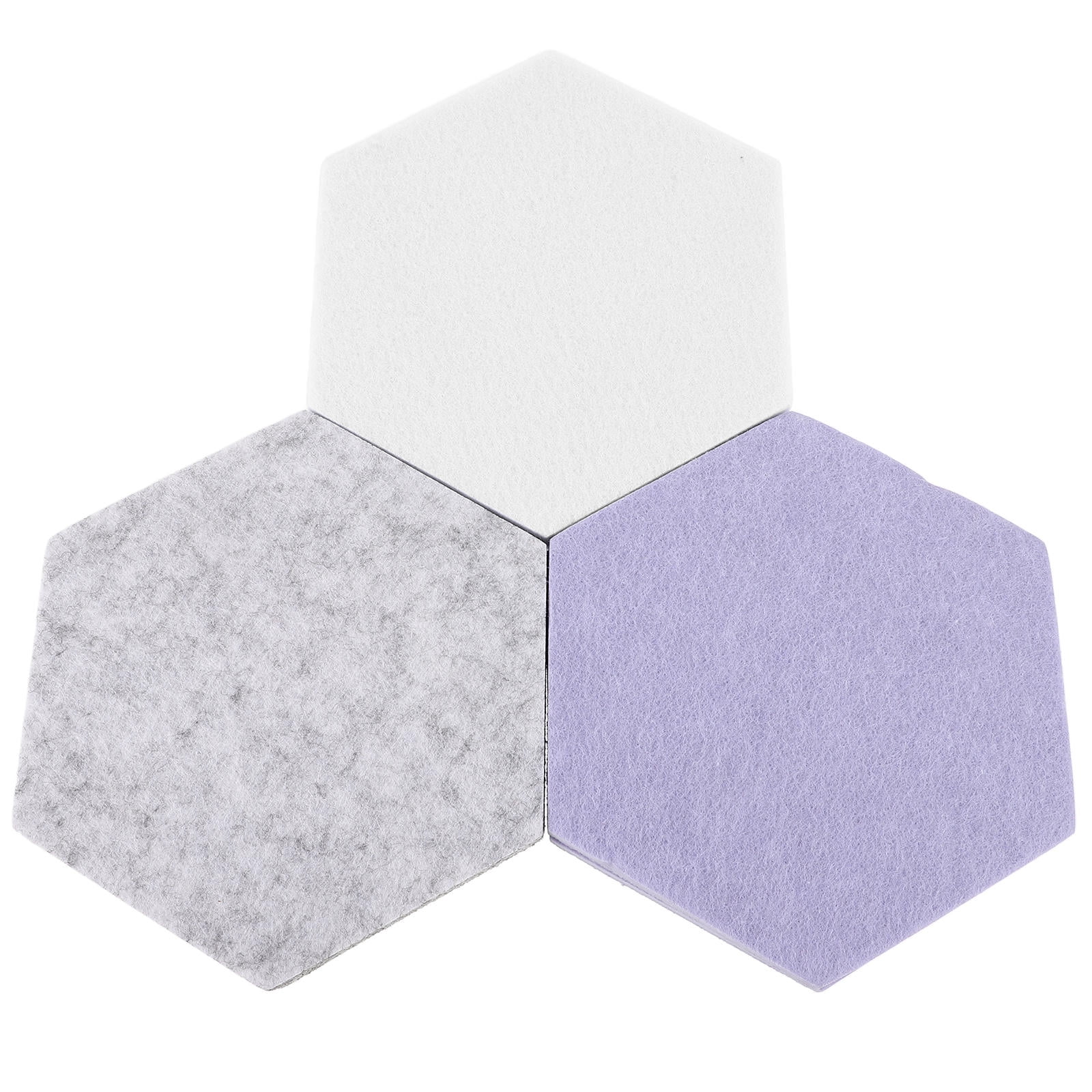 OUNONA 6pcs Felt Hexagon Wall Panels Colorful Wall Panels Memo Massage ...