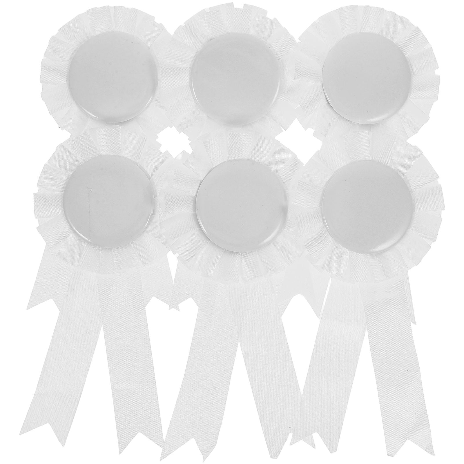 OUNONA 6pcs Graduation Wedding Party Tinplate Ribbon Badge Lapel Pins ...