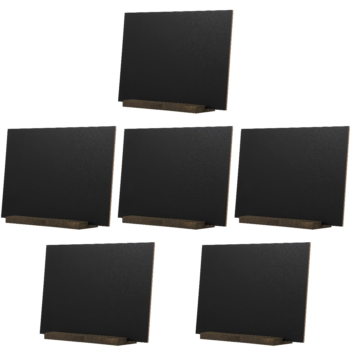 OUNONA 6pcs Mini Chalk Board Sign Tabletop Double Sided Chalkboard ...