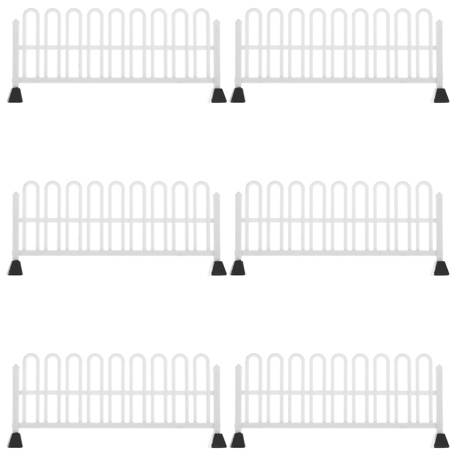 OUNONA 6pcs Miniature Traffic Fence Traffic Signs Mini Traffic Signs ...
