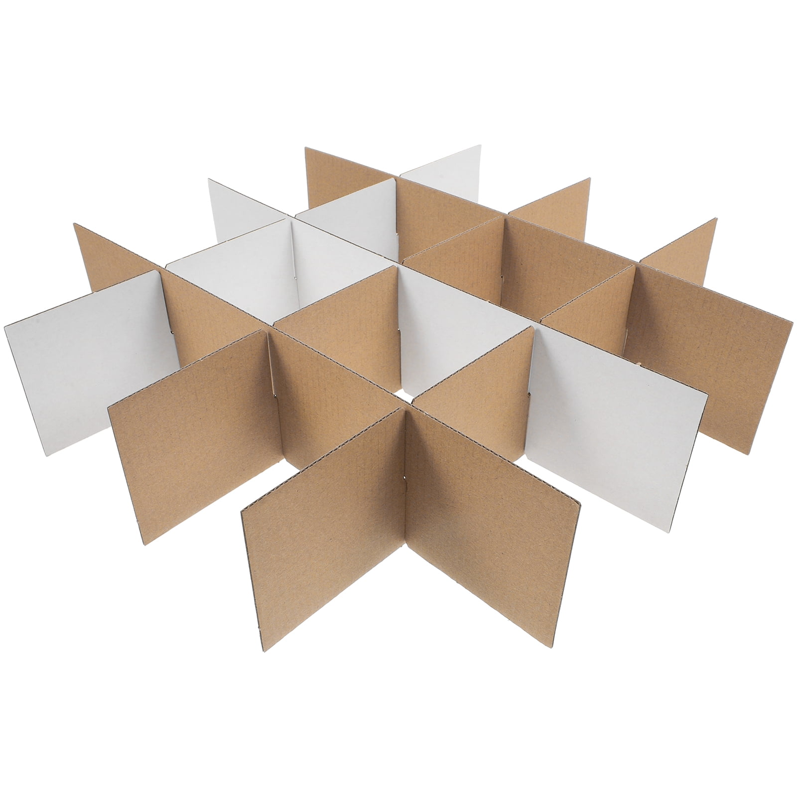 OUNONA 6pcs Moving Box Glasses Divider Cardboard Boxes For Moving With ...