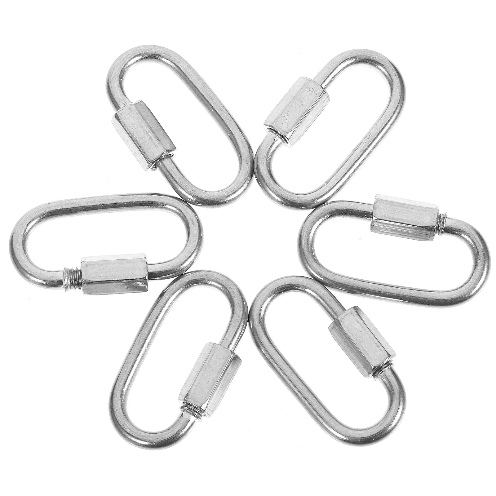 OUNONA 6pcs Quick Link Chain Connector Chain Link Connector Locking ...
