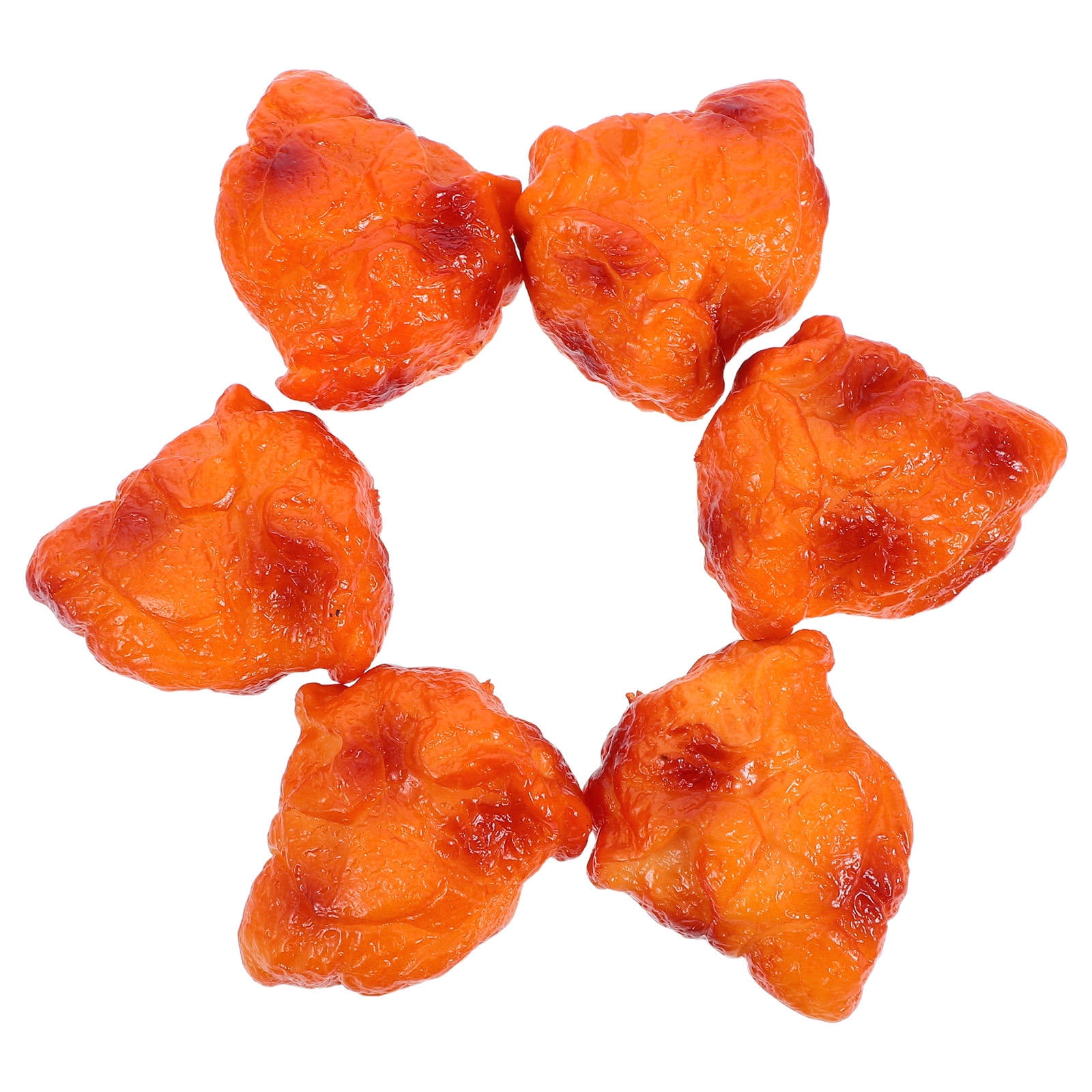 OUNONA 6pcs Realistic Fake Food Artificial Chicken Nuggets Home Kitchen ...