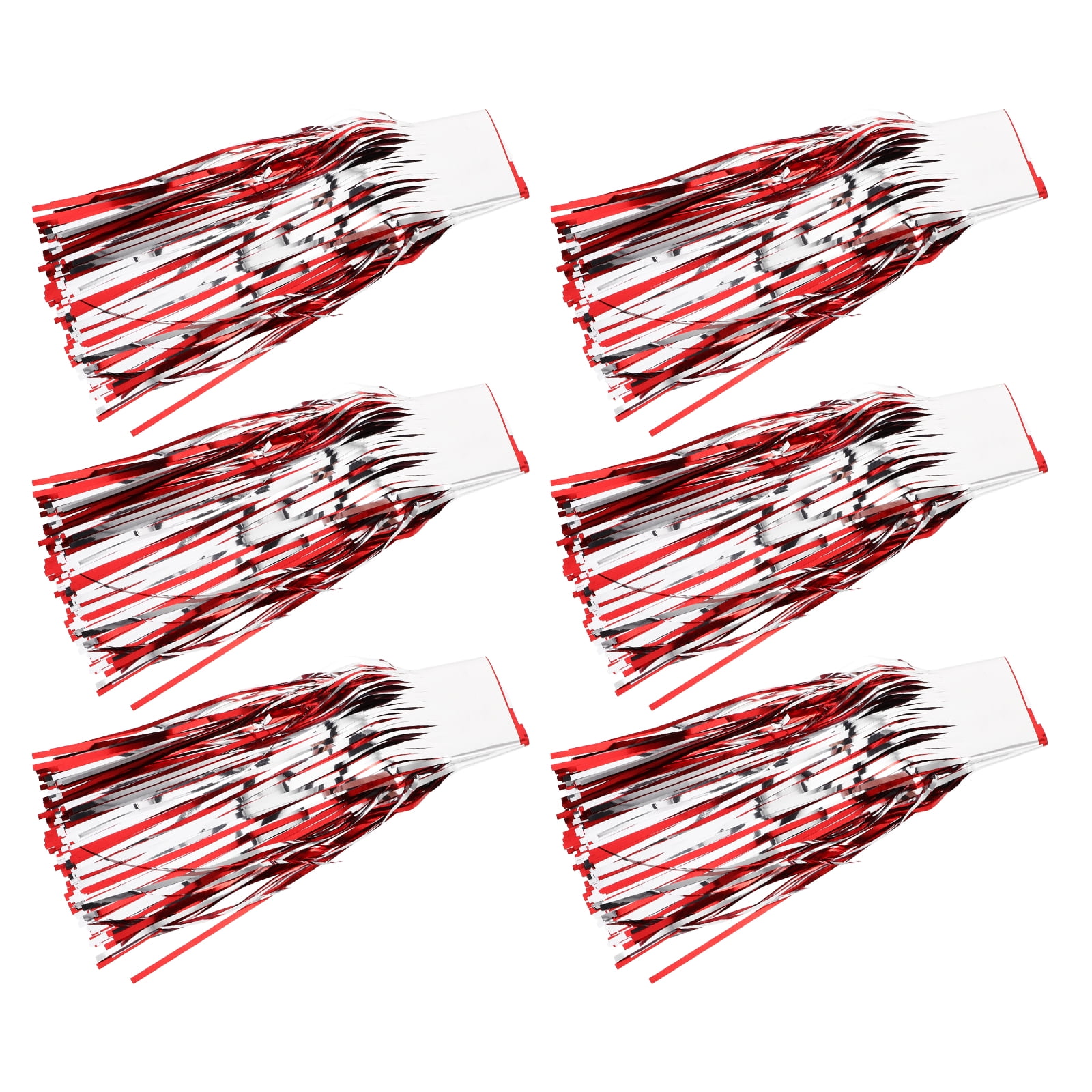 OUNONA Red Foil Fringe Curtain backdrop for Parties Weddings and Photo ...