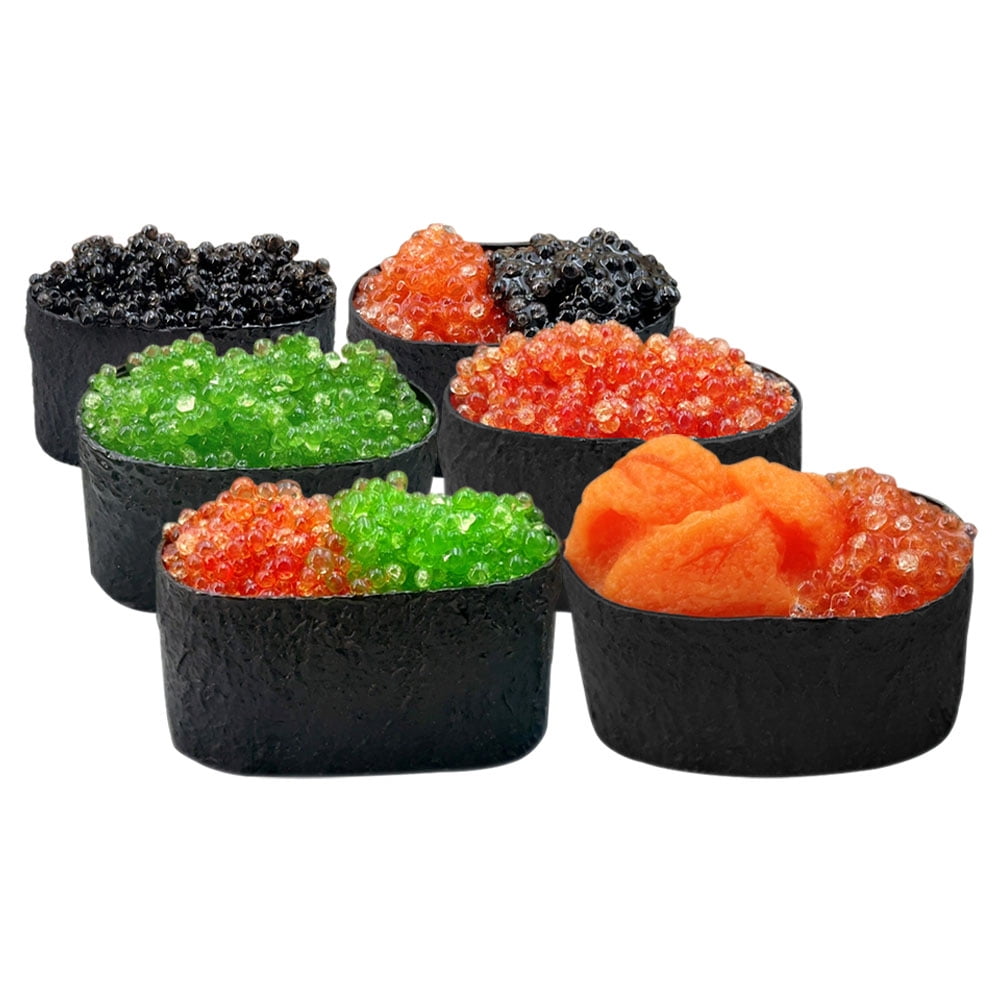 OUNONA 6pcs Simulation Sushi Models Fake Sushi Model Japanese Food ...