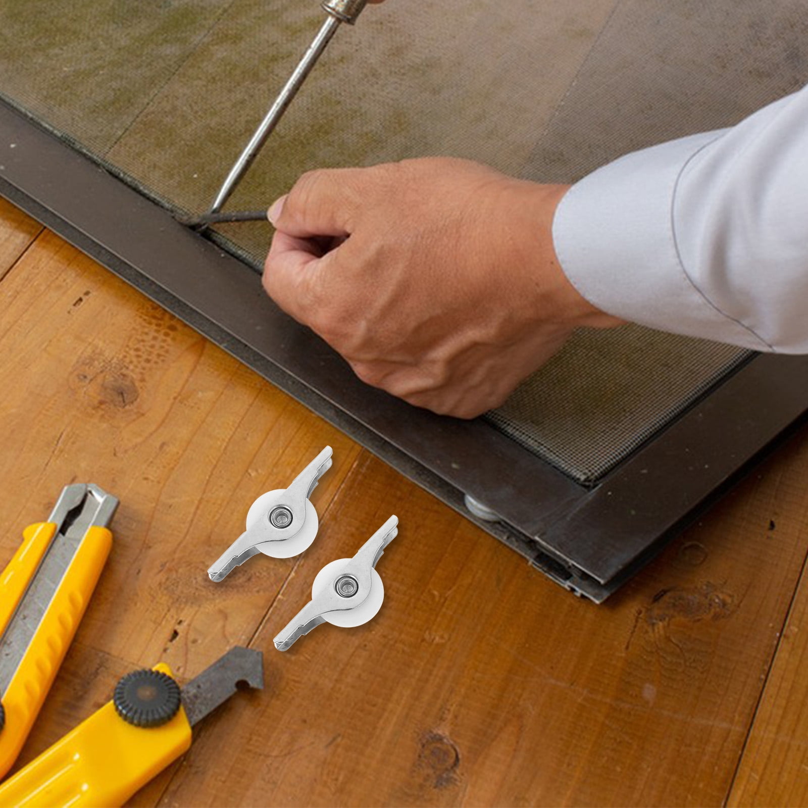 OUNONA 6pcs Sliding Screen Door Rollers Nylon Sliding Wheel ...