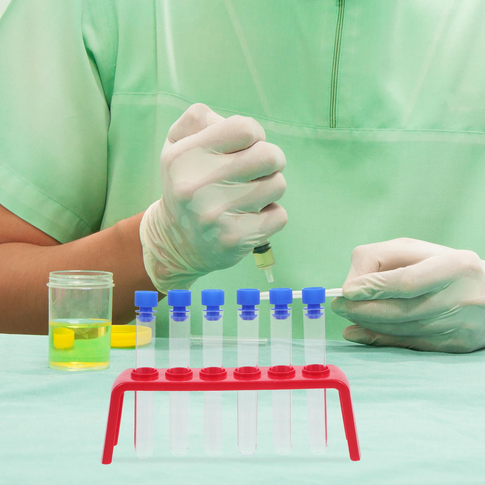 OUNONA 6pcs Test Tube Racks Set for Science Laboratory Equipment Racks ...