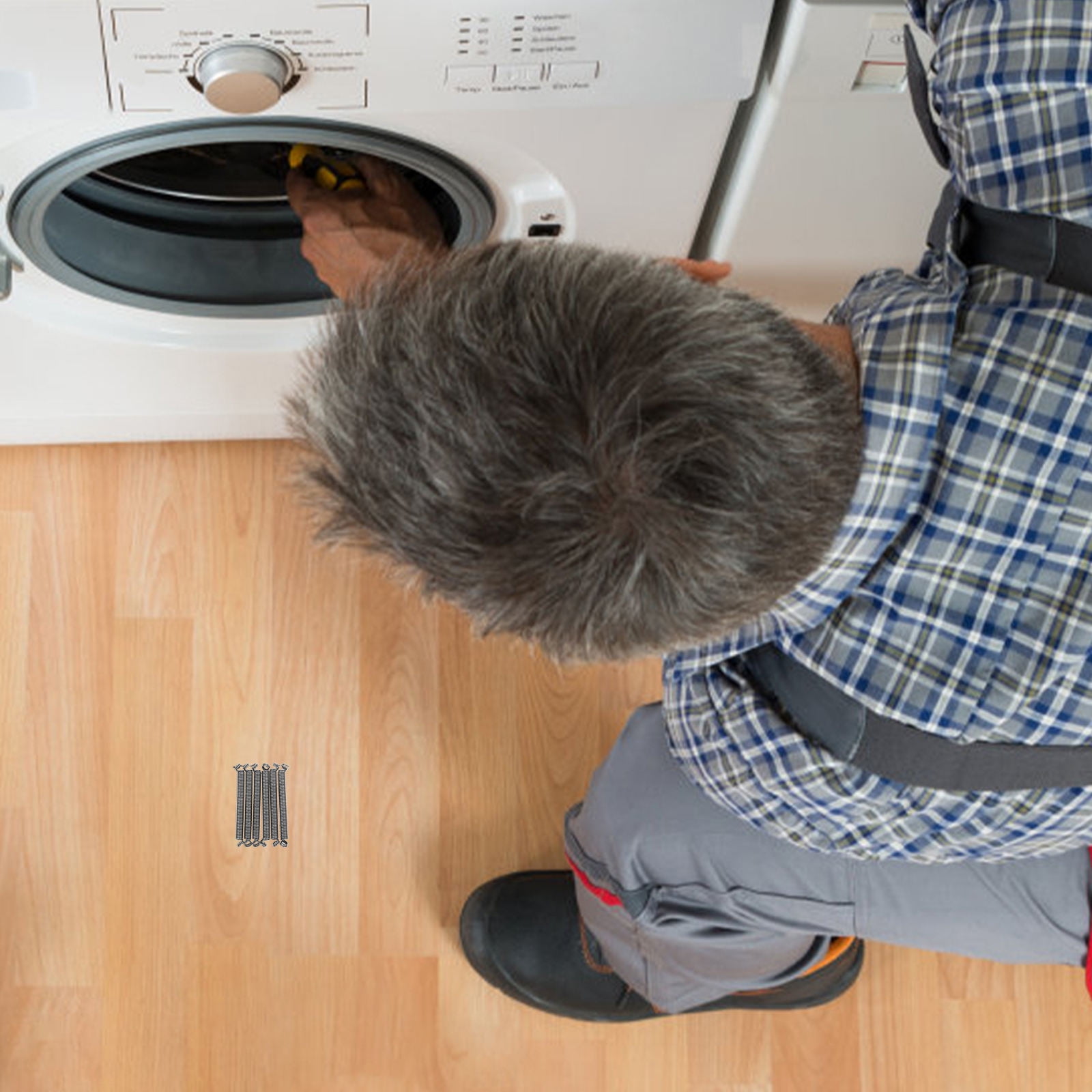 OUNONA 6pcs Washer Door Boot Clamps Washing Machine Front Load Washer ...