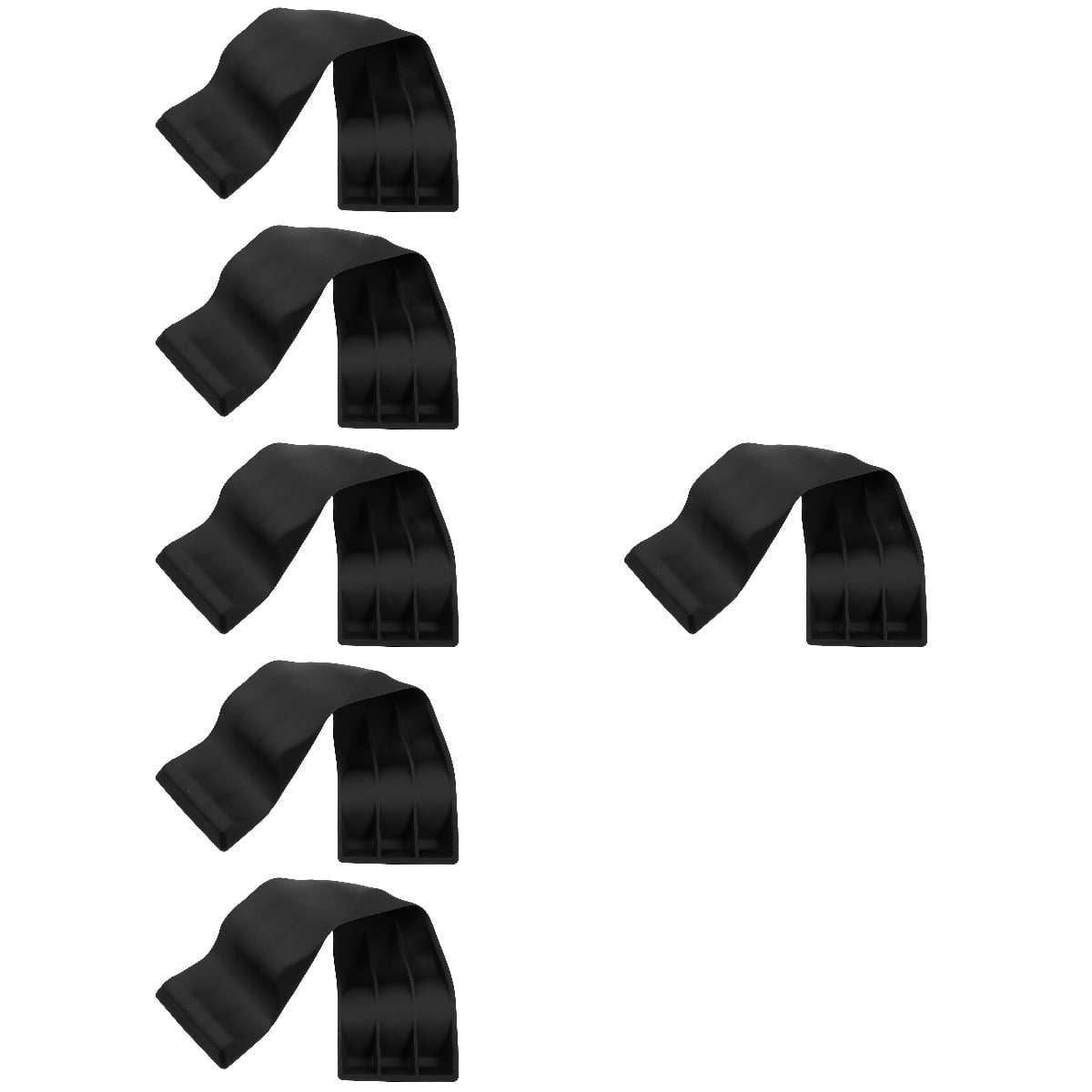 OUNONA 6pcs stackable bottle organizer rack folding rack silicone ...