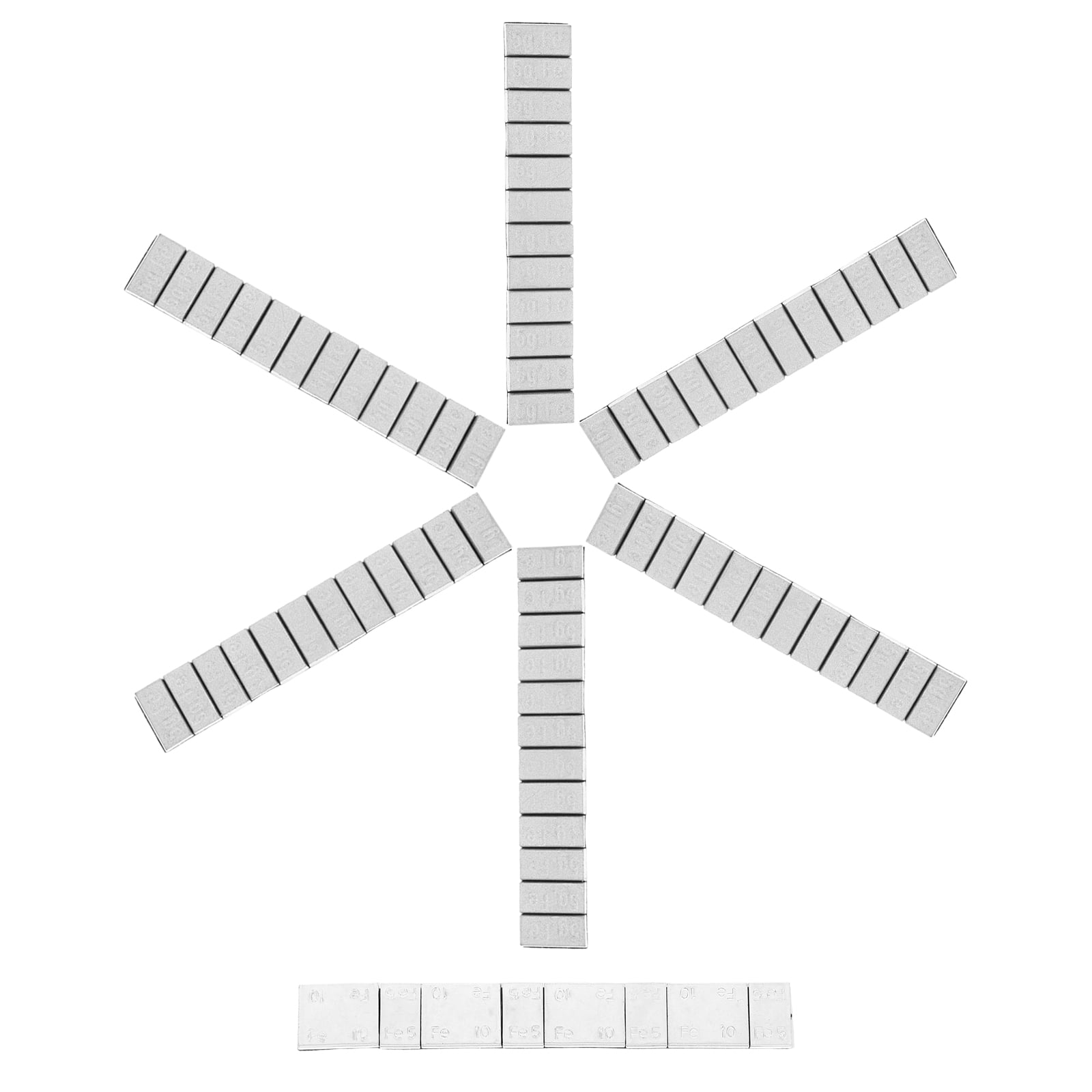 OUNONA 7 Strips Car Tire Balance Weight Blocks Tire Balance Weight ...