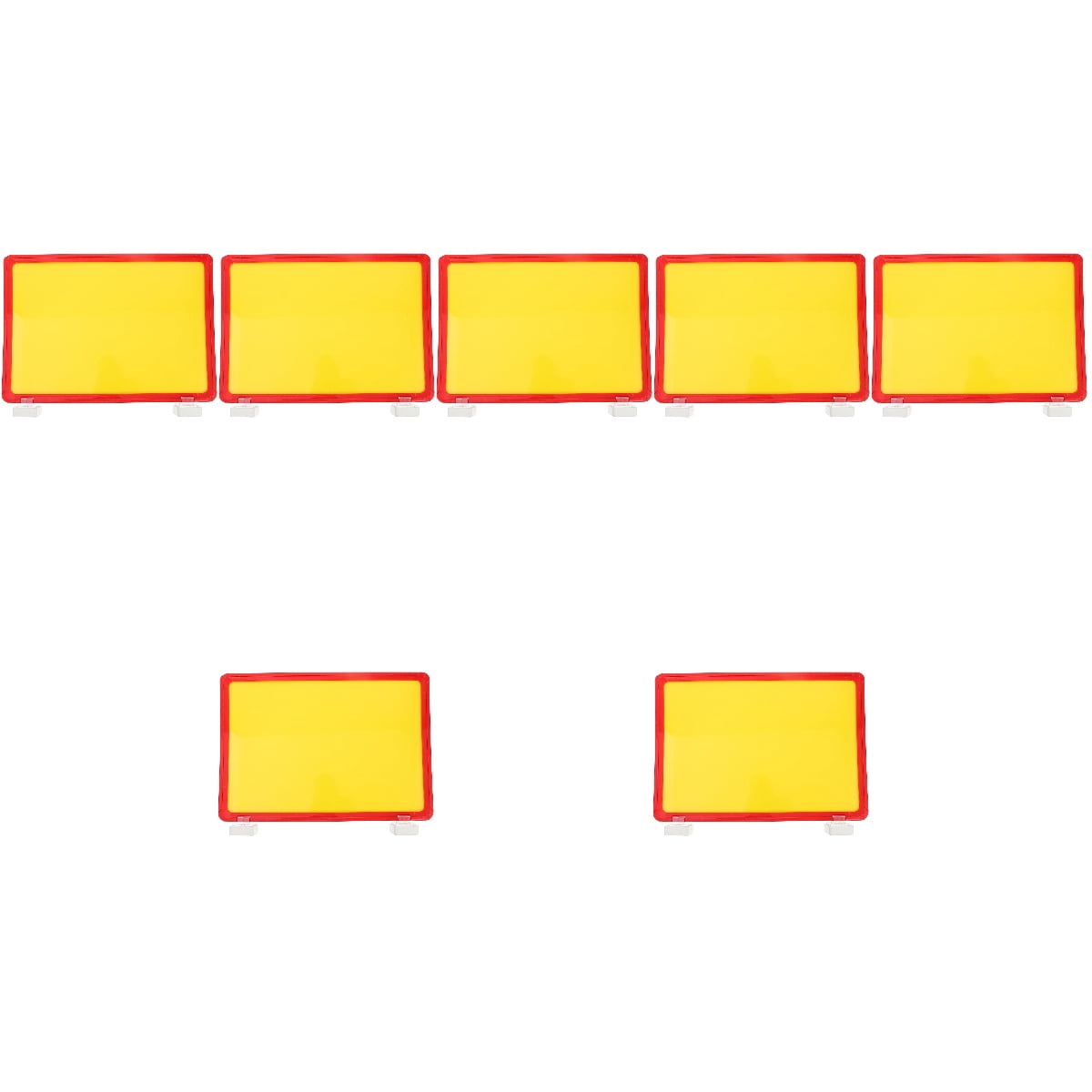 OUNONA 7 pcs Shelf Label Indicator Warehouse Sign Board Material Label ...