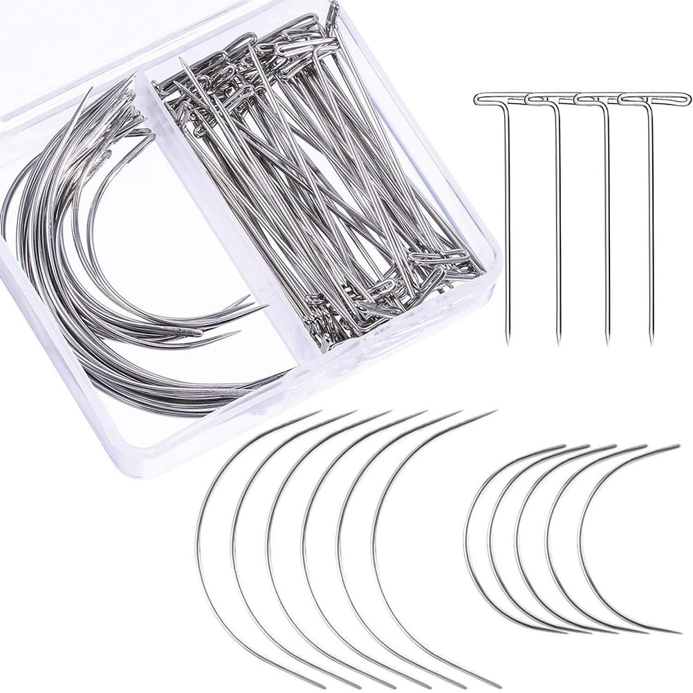 OUNONA 70 Pcs Big-eye Pin Removable Shower Cap Simple Dowel Toaster ...