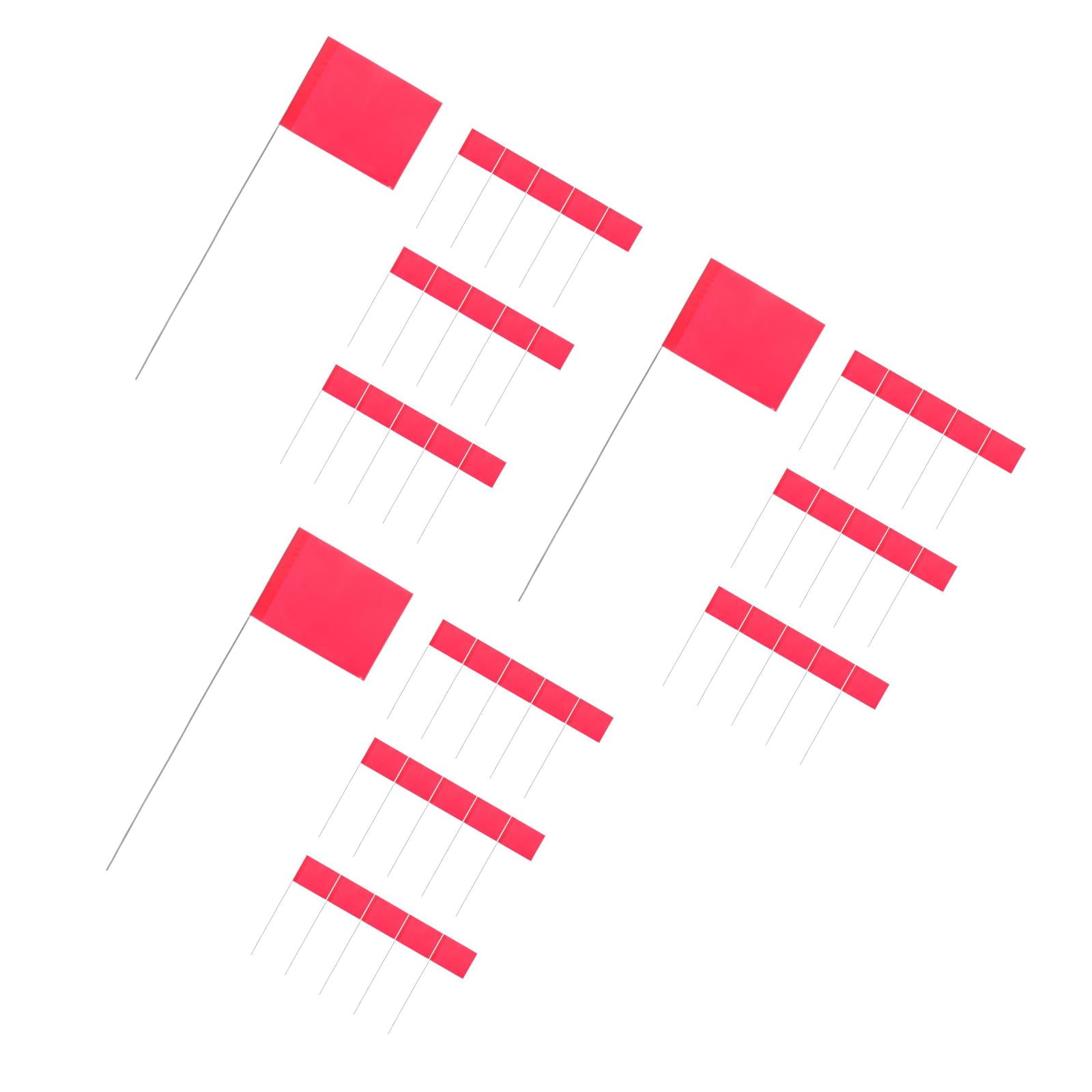 OUNONA 72 pcs Industrial Underground Utilities Marking Flags with ...