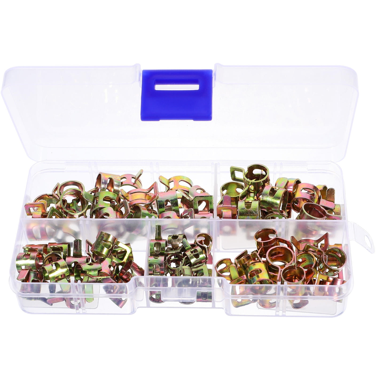 OUNONA 75 Pcs Adjustable Pipe Clamps for Tubular Frames Clip Air Hose ...