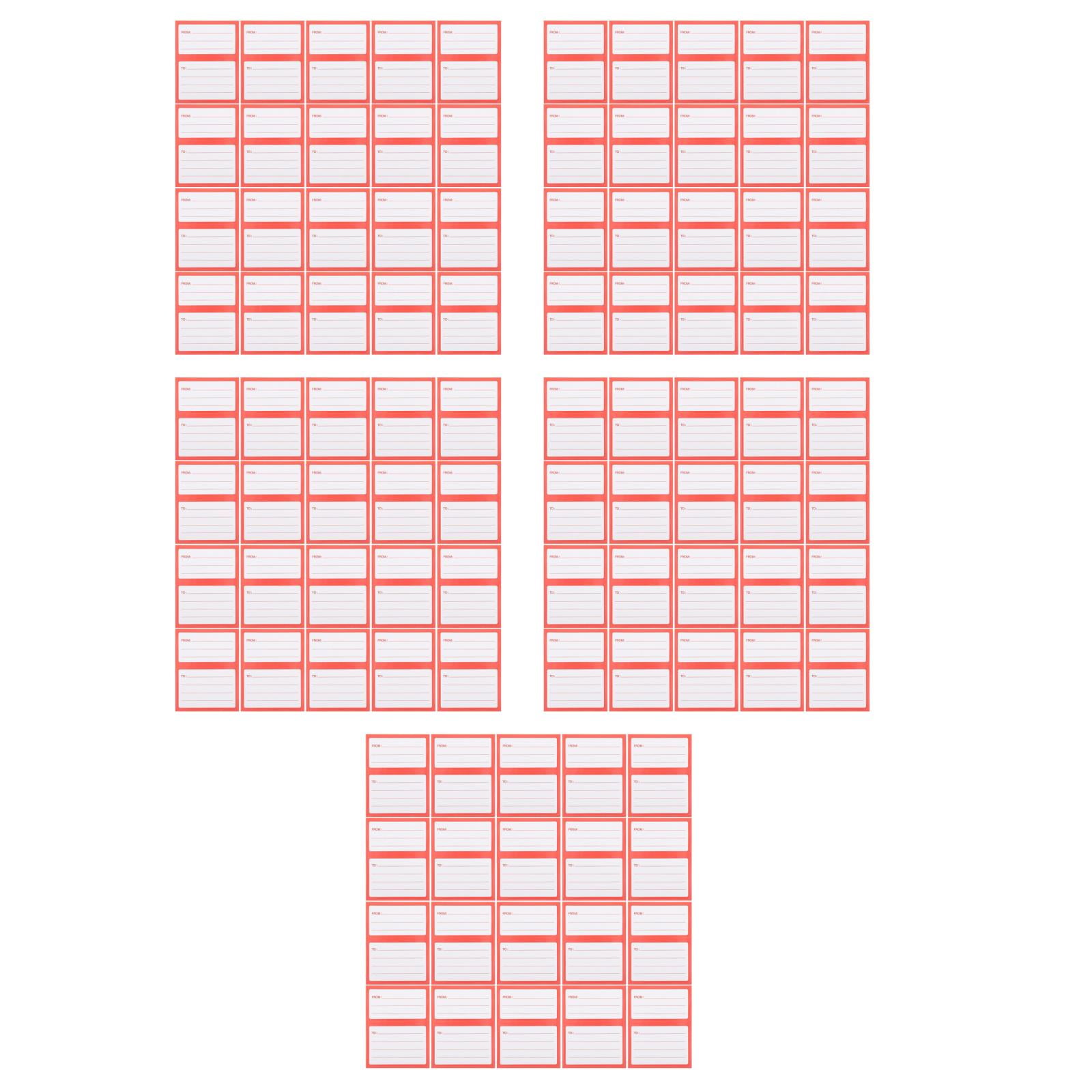 OUNONA 750 pcs Self Adhesive Mailing Labels For Envelopes Mailing Bags ...