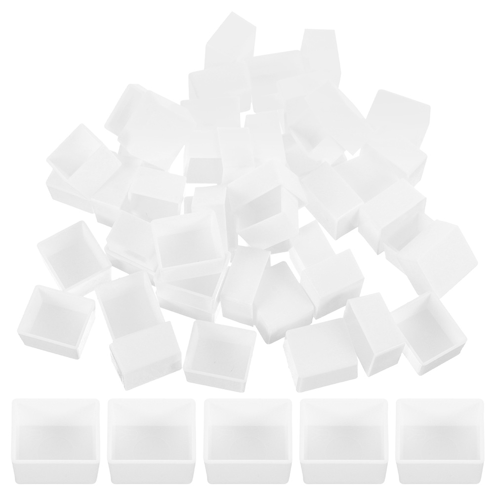 OUNONA 75pcs Watercolor Paint Pans for DIY Watercolor Oil Plastic Paint ...