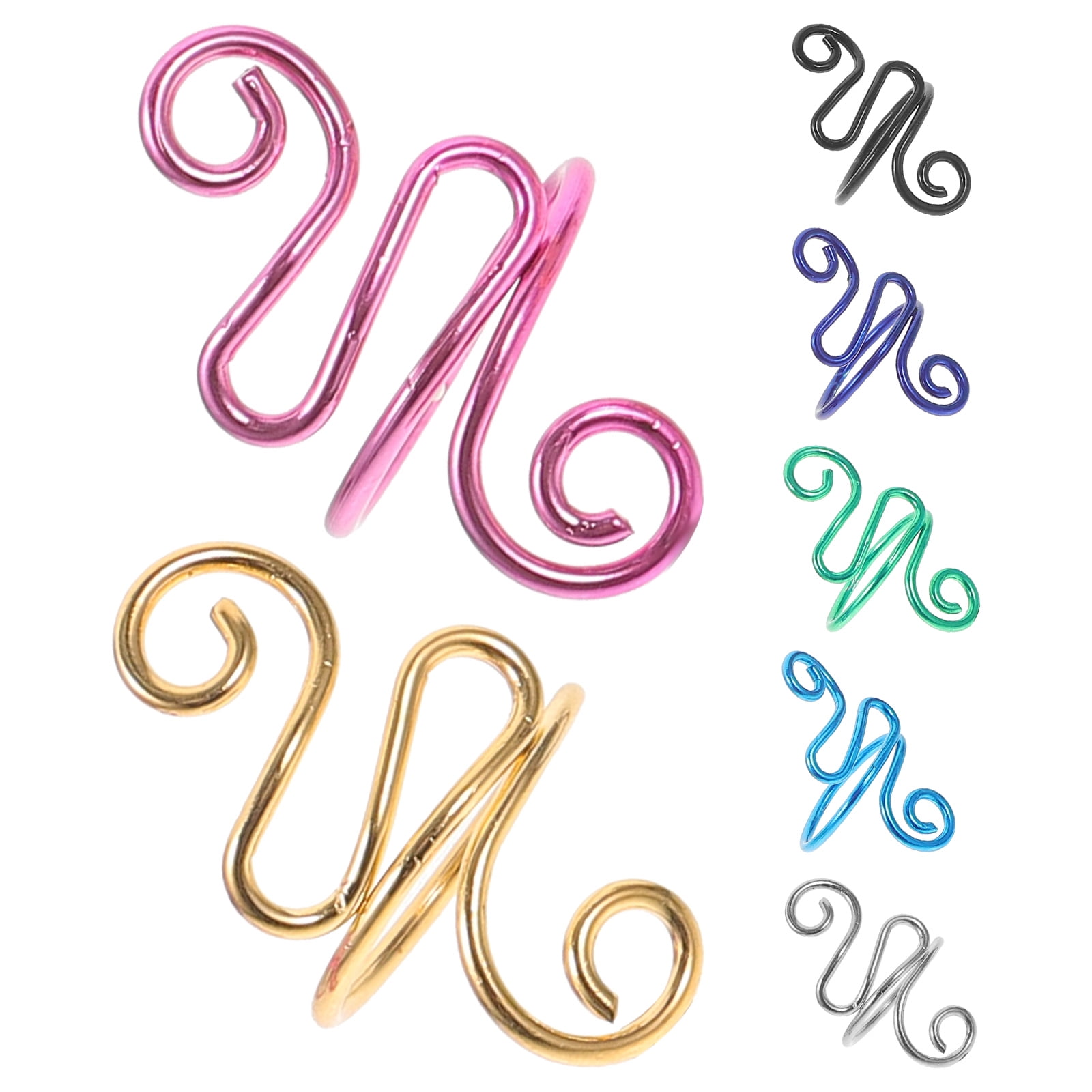 OUNONA 7Pcs Crochet Tension Ring Knitting Ring Crochet Ring for Finger ...