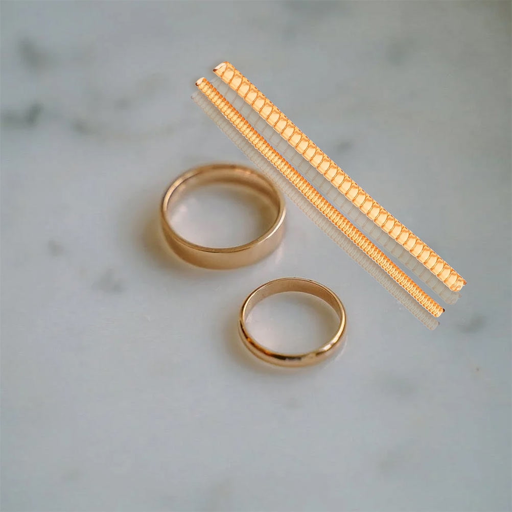 OUNONA 8 Pcs Band Ring Tightener for Loose Rings Adjuster Jewelry Miss ...