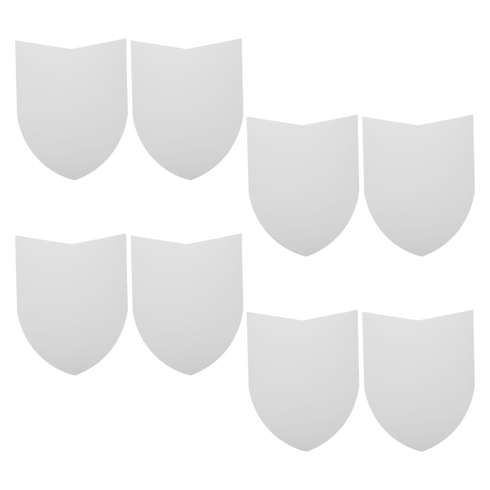 8 Pcs DIY Toy Shields for Kids Blank Crafting Paper Shields for ...