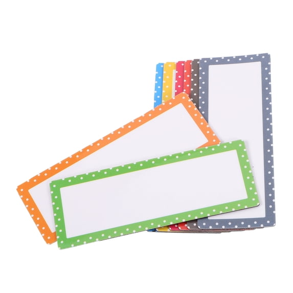 OUNONA 8 Pcs Name Sticker Magnetic Fridge Calendar Paper Dry Erase ...