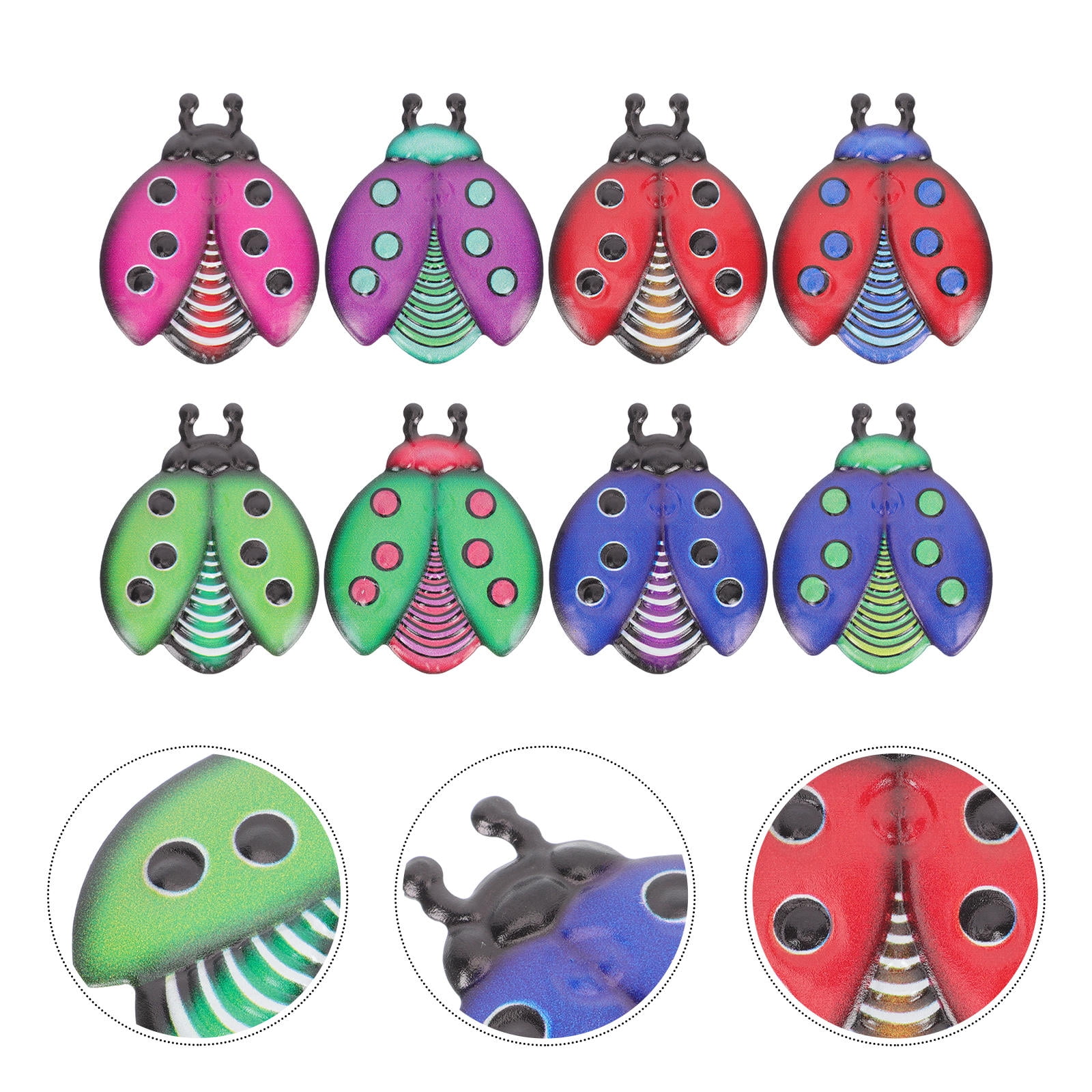 OUNONA 8 Pcs Outdoor Beetle Decoration Scene Layout Prop Ornaments ...