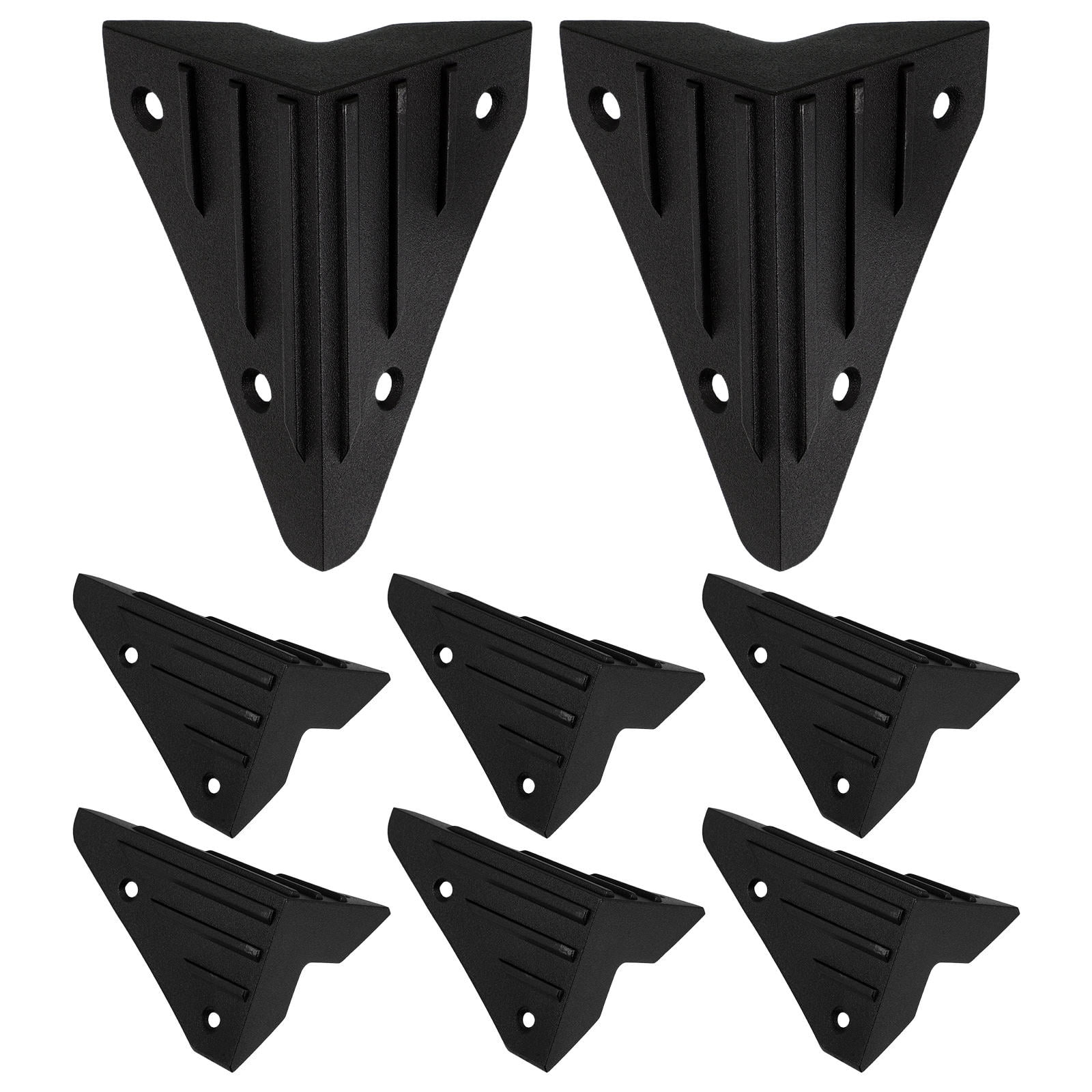 OUNONA 8 Pcs Plastic Corner Protector Black Edge Guards For Furniture ...
