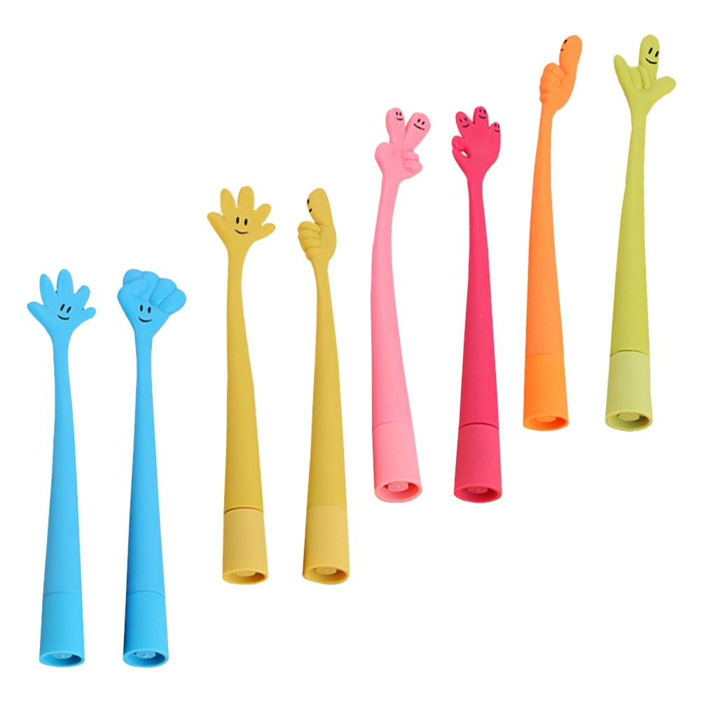 OUNONA 8 Pcs Silly Cartoon Emoticon Pen Safe Ballpoint Pens Student 19 ...