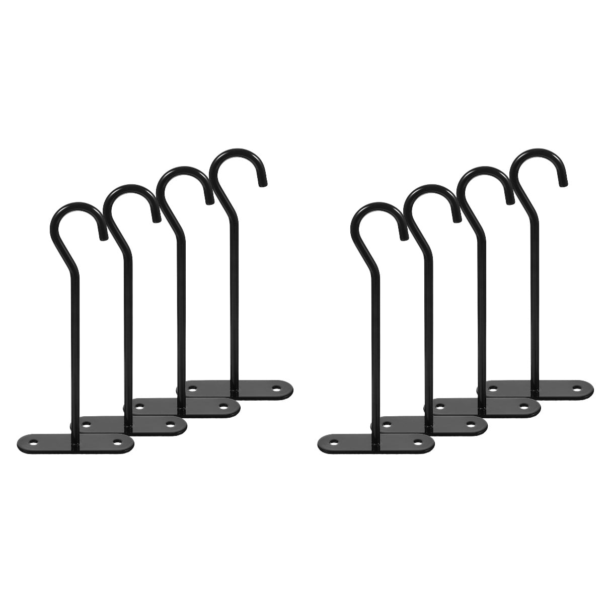 OUNONA 8 Sets of Ceiling Hooks Planter Hooks Wall Mount Hangers Plant ...