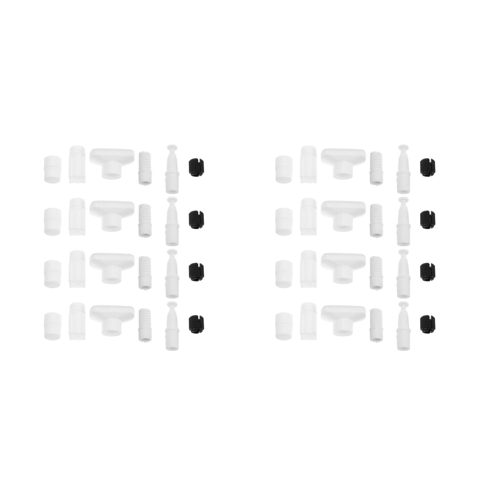 OUNONA 8 Sets of Curtain Rod End Caps Decorative Curtain Rod Finials ...